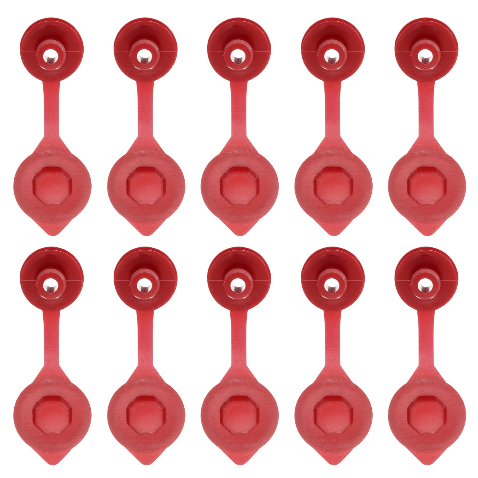Uxcell 10pcs Fuel Gas Can Vent Caps 8 x 60mm Plastic Gas Tank Jug Vent ...