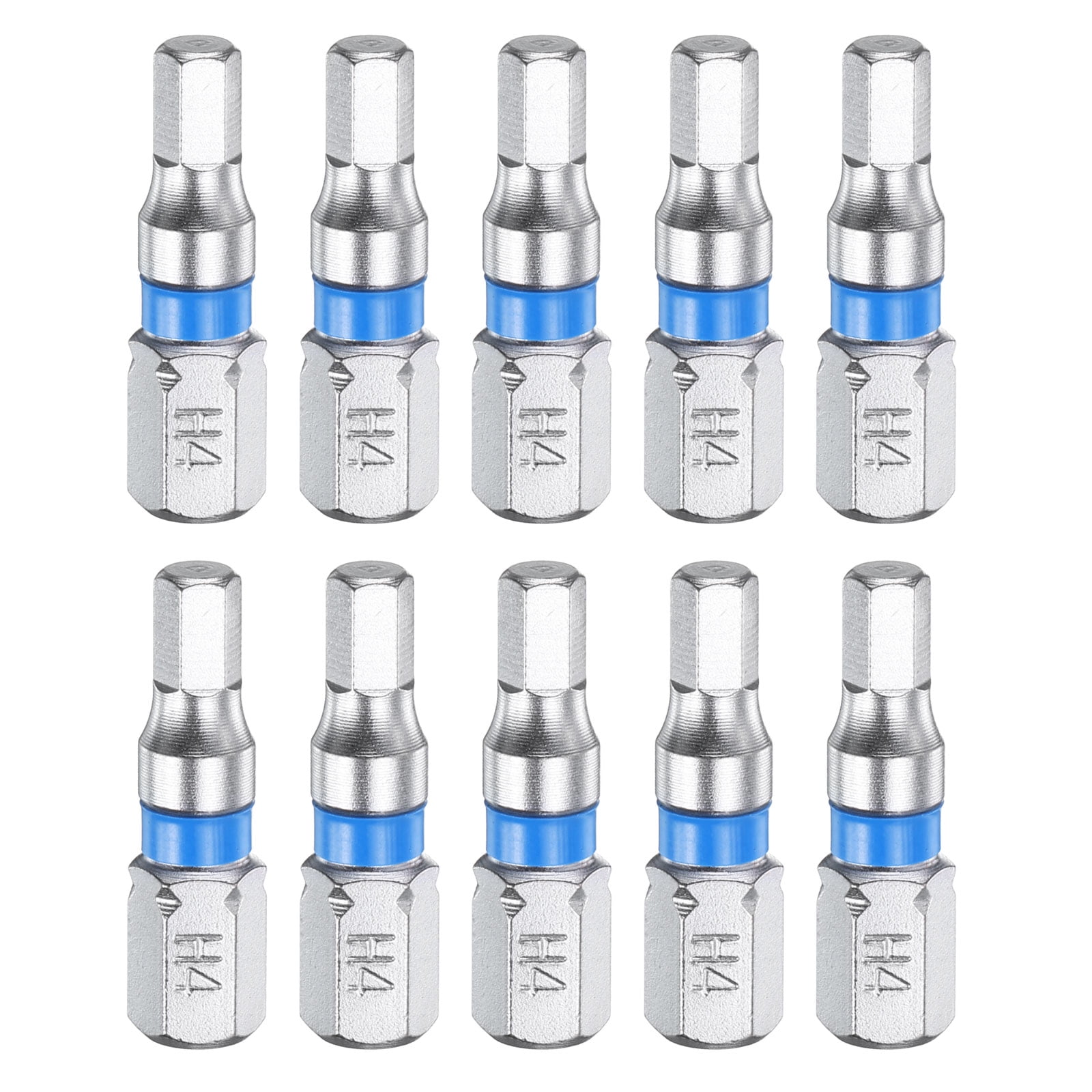 Uxcell 10pcs Hex Screwdriver Bit H4 1/4" Hex Shank 25mm/1" Length ...