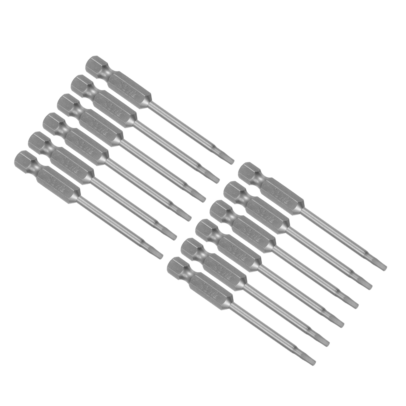 Uxcell 10pcs Magnetic Hexagon Screwdriver Bits H2 Hex Head Drill Bit ...