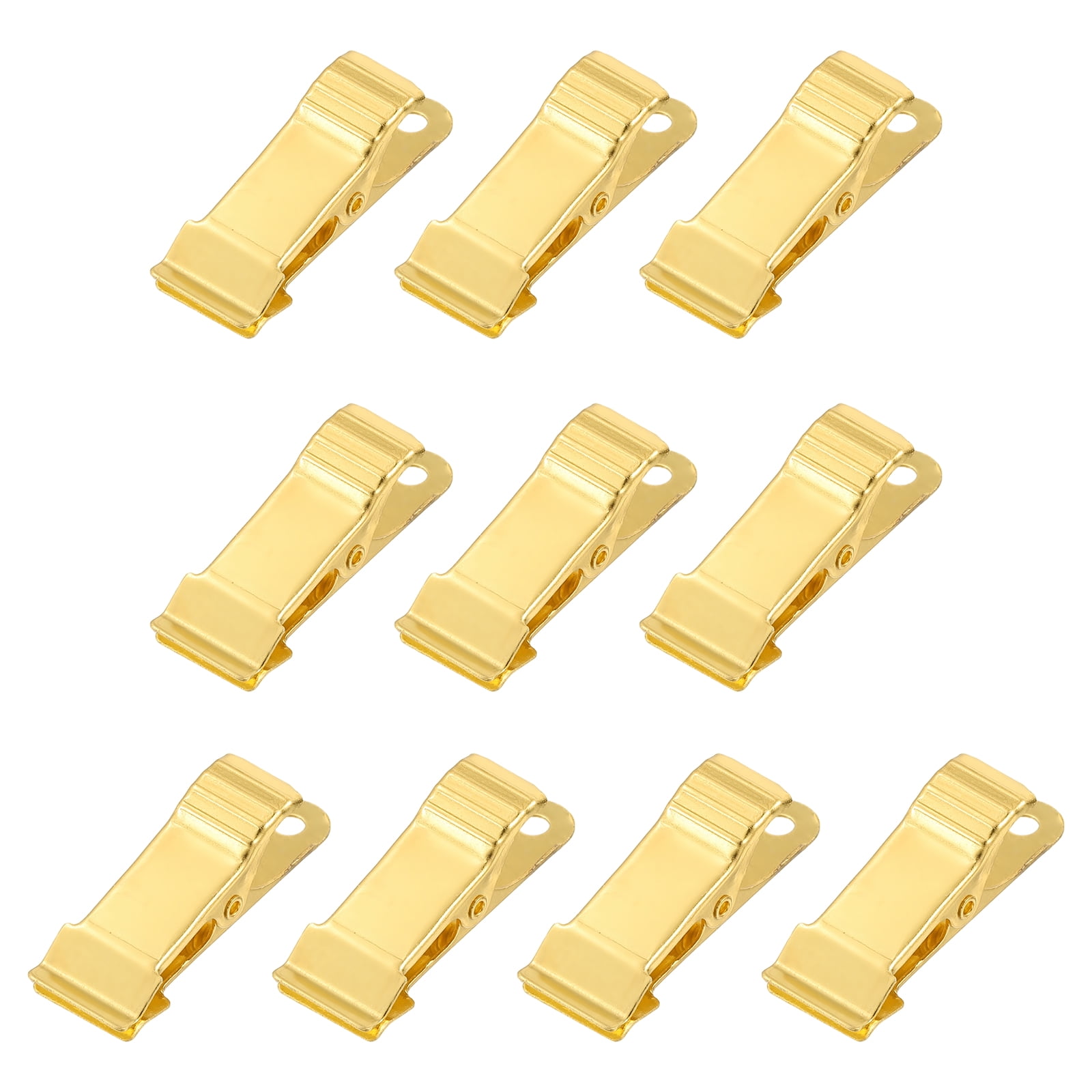 Uxcell 10pcs Metal Alligator Clamps 1.3" x 0.5" Mini Spring Clamp ...