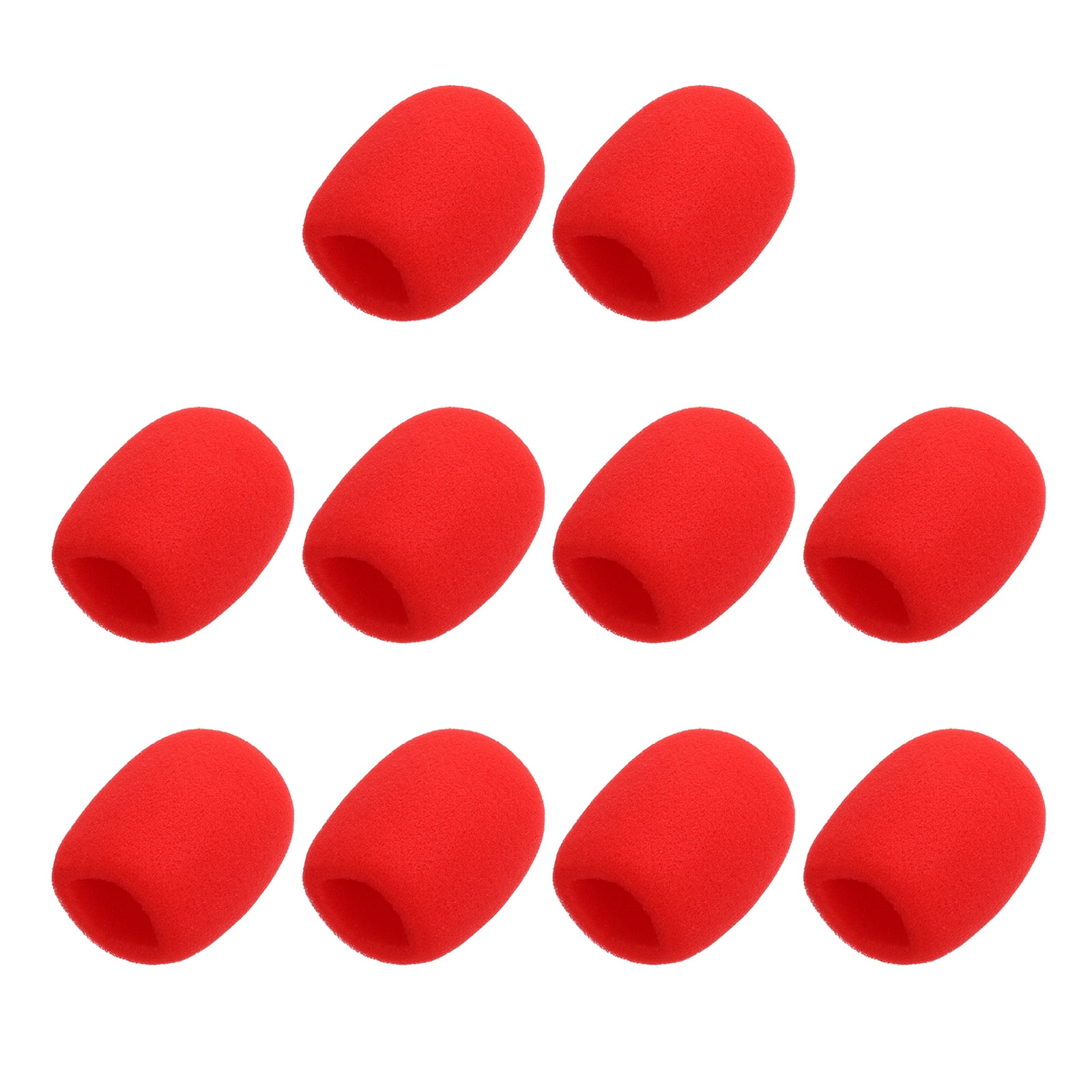 Uxcell 10pcs Microphone Foam Covers, 40mm (1.57") ID 10mm (0.39 ...