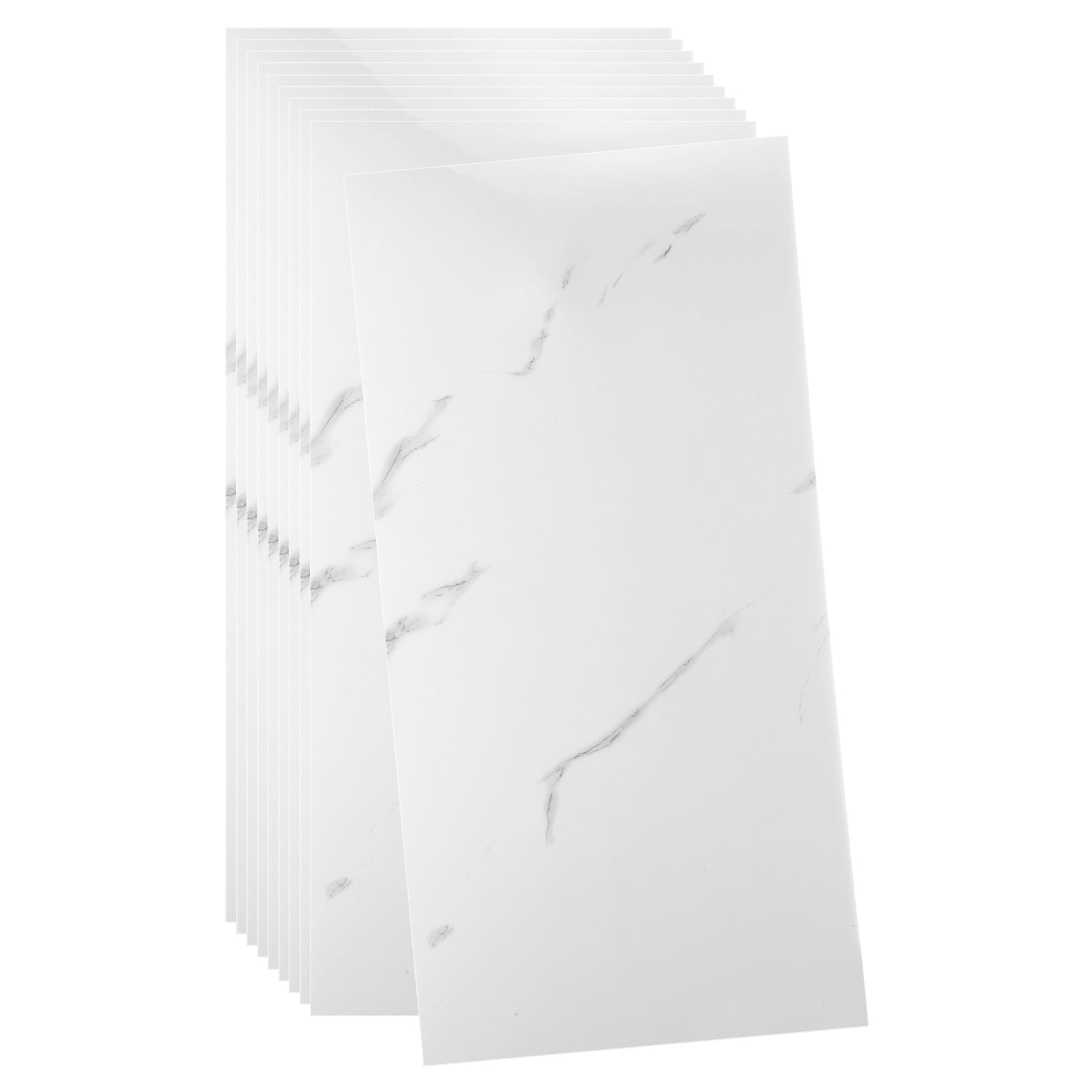 Uxcell 10pcs Peel and Stick Wall Panels 23.6" x 11.8" Skin Feel Brick ...