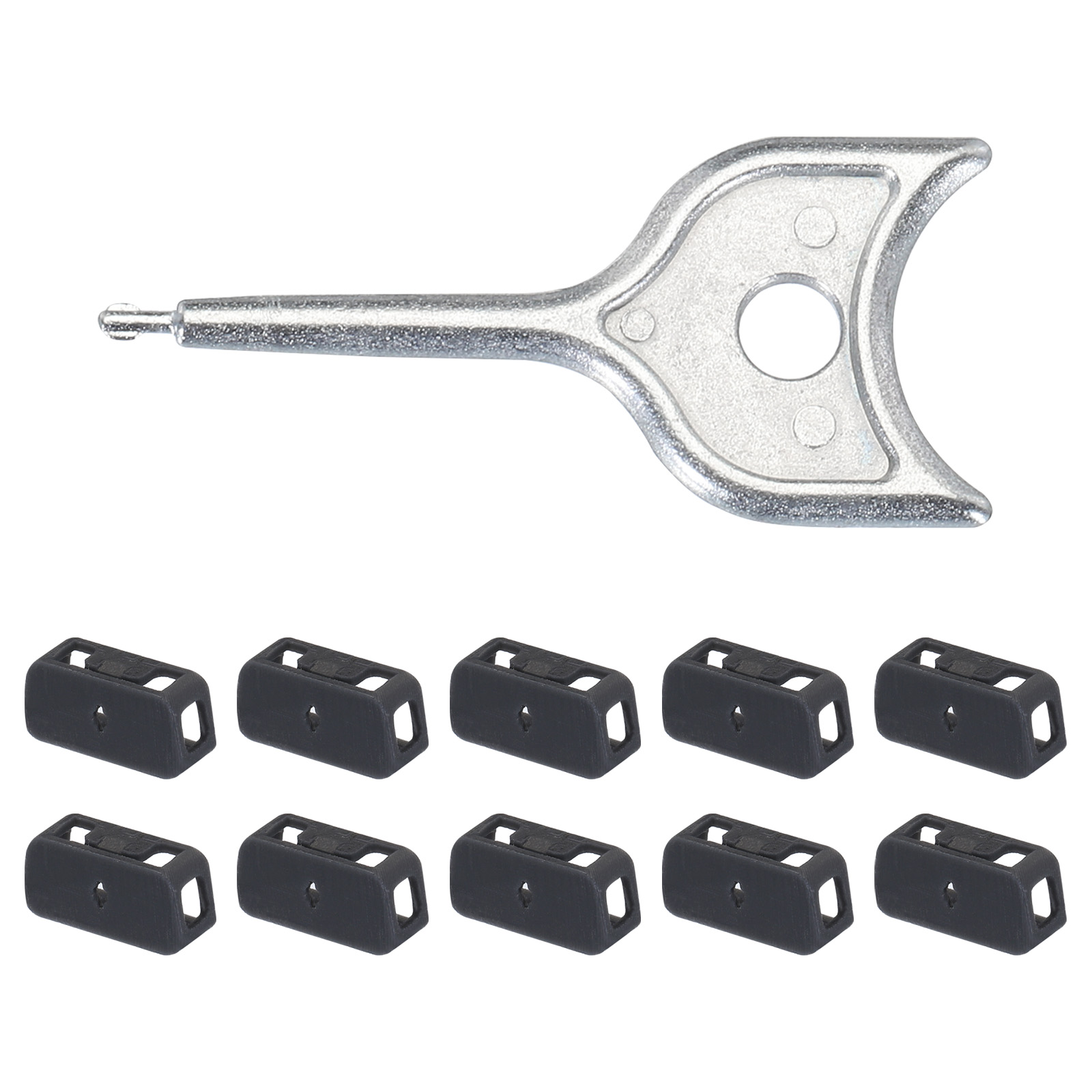 Uxcell 10pcs Port Blocker Locking DB9 Male Port/Dust Blocker with Metal ...