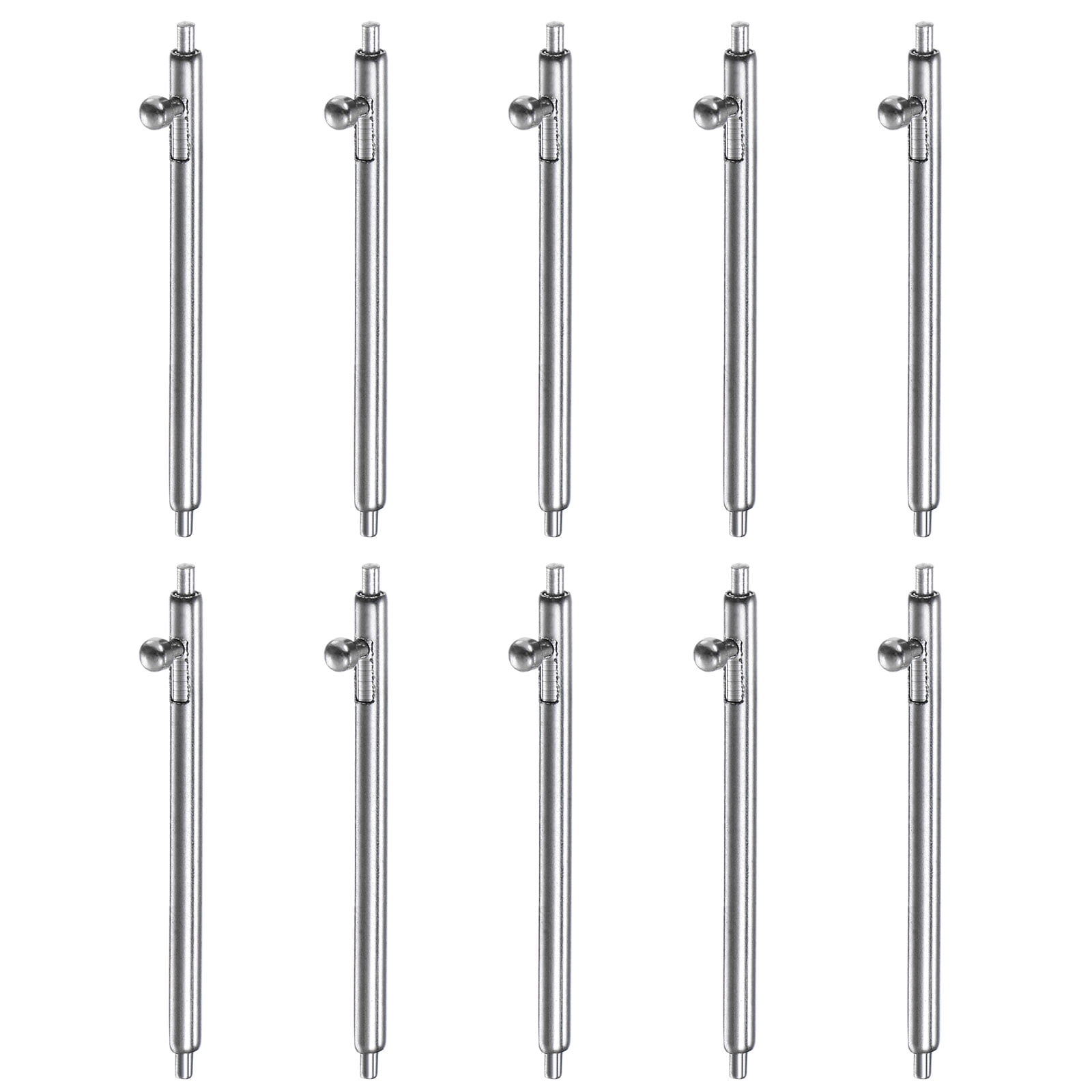 Uxcell 10pcs Quick Release Spring Bar 20mm Width 1.5mm Diameter ...