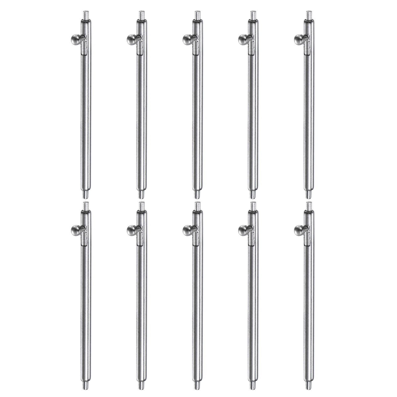 Uxcell 10pcs Quick Release Spring Bar 24mm Width 1.5mm Diameter ...