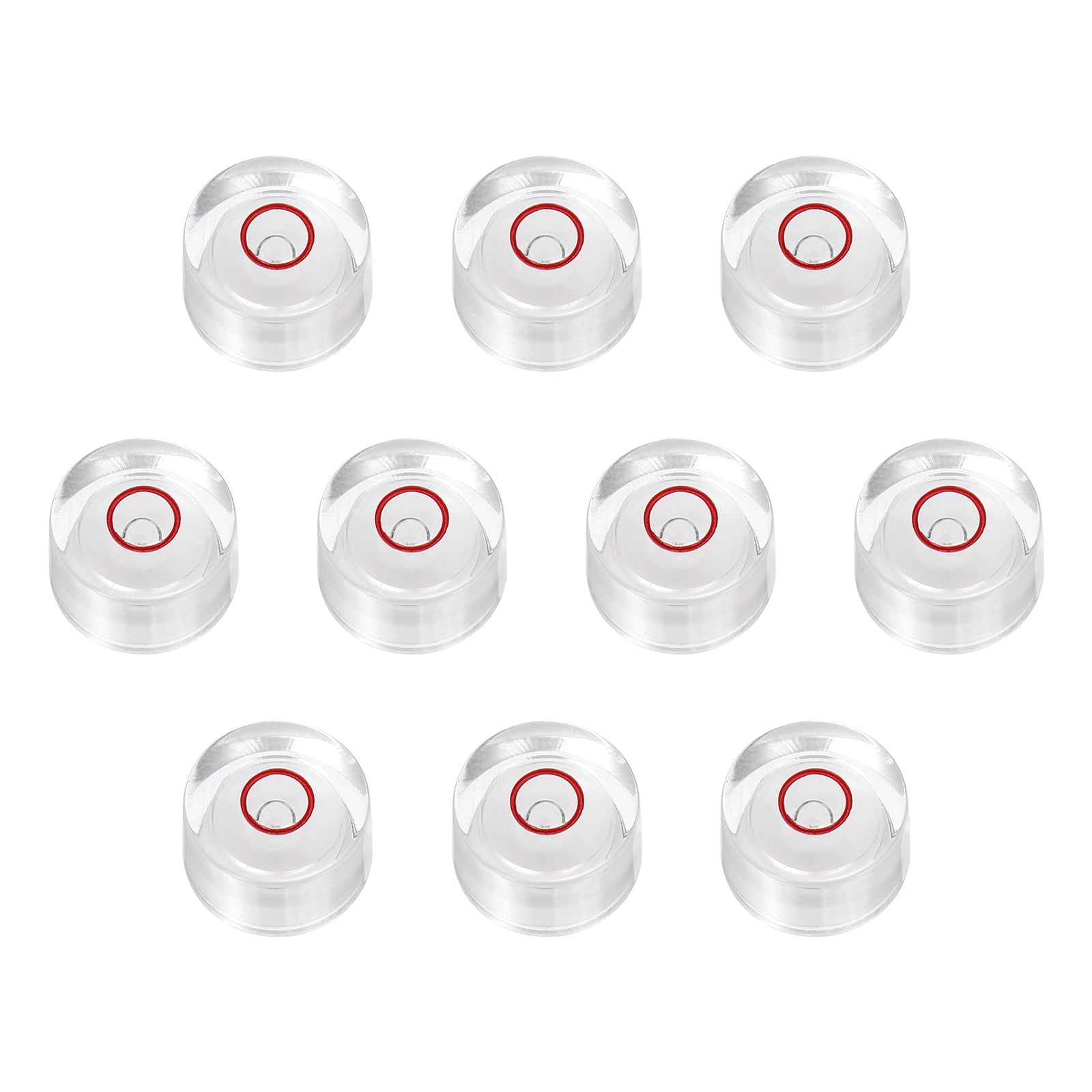 Uxcell 10pcs Round Bubble Level 12x7.5mm - Mini Circular Bullseye ...