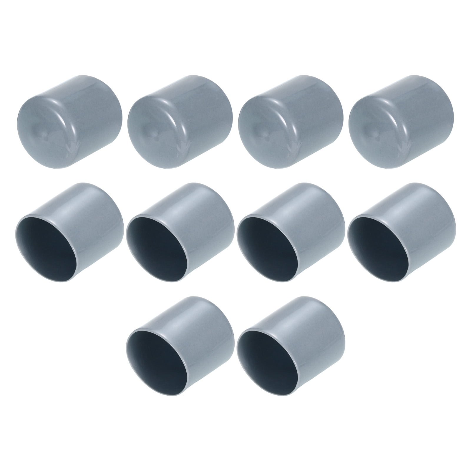 Uxcell 10pcs Rubber End Caps 29mm(1.1") ID Vinyl Round End Cap Cover ...