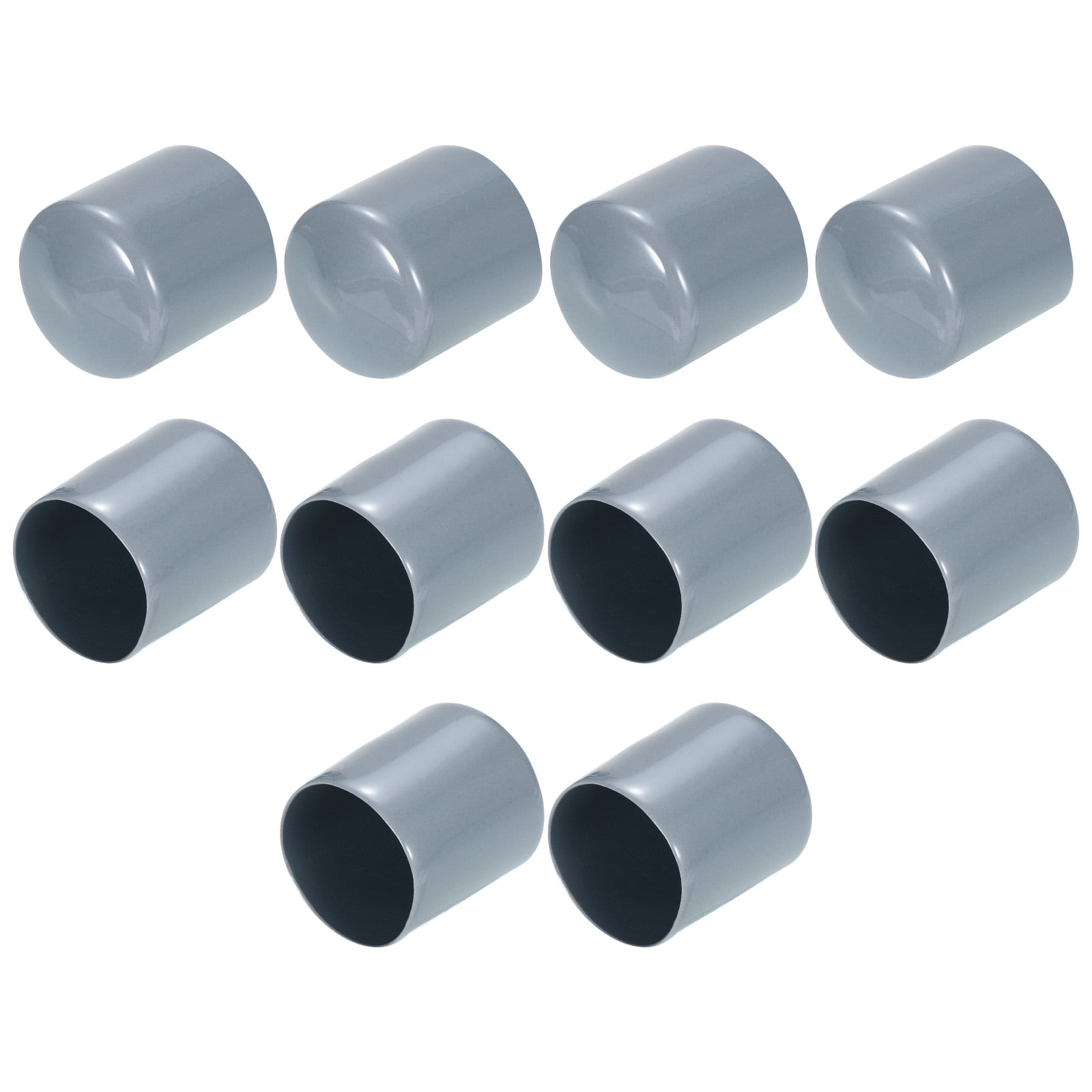 Uxcell 10pcs Rubber End Caps 40mm(1.6") ID Vinyl Round End Cap Cover ...