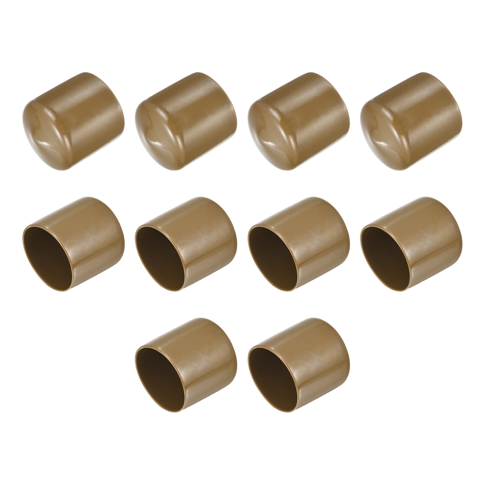 Uxcell 10pcs Rubber End Caps 40mm ID Vinyl End Cover Screw Thread ...