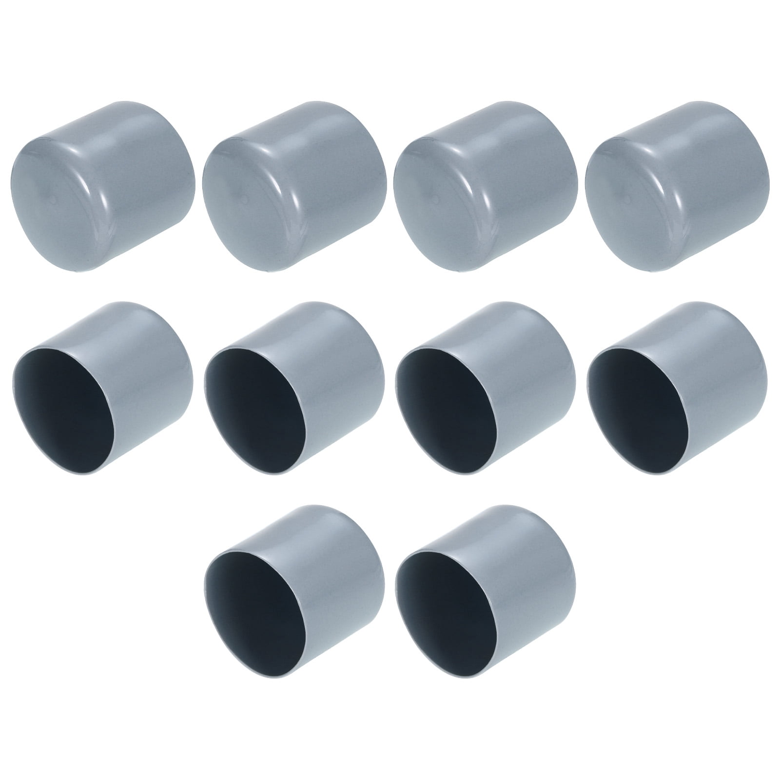 Uxcell 10pcs Rubber End Caps 42mm(1.7") ID Vinyl Round End Cap Cover ...