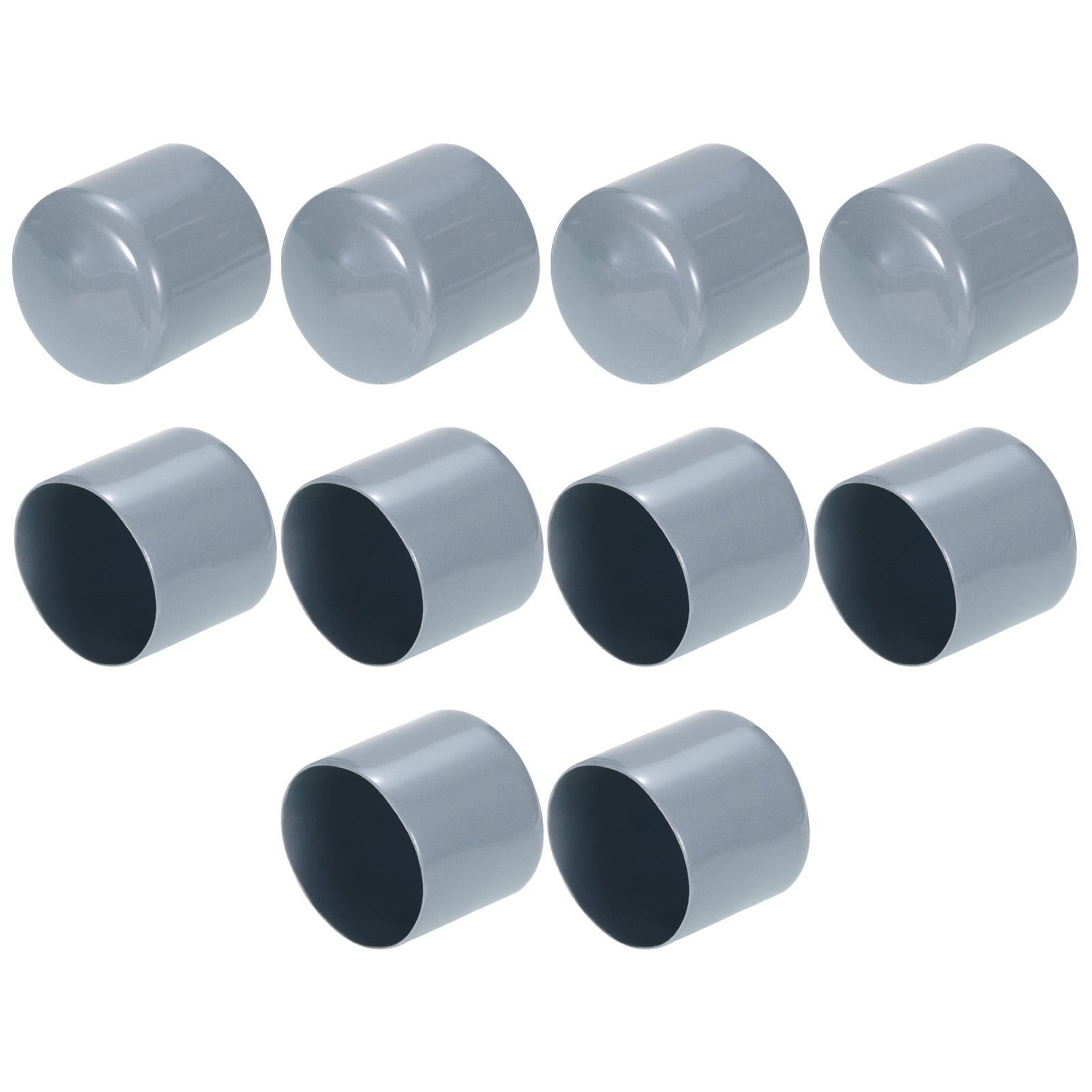 Uxcell 10pcs Rubber End Caps 45mm(1.8") ID Vinyl Round End Cap Cover ...