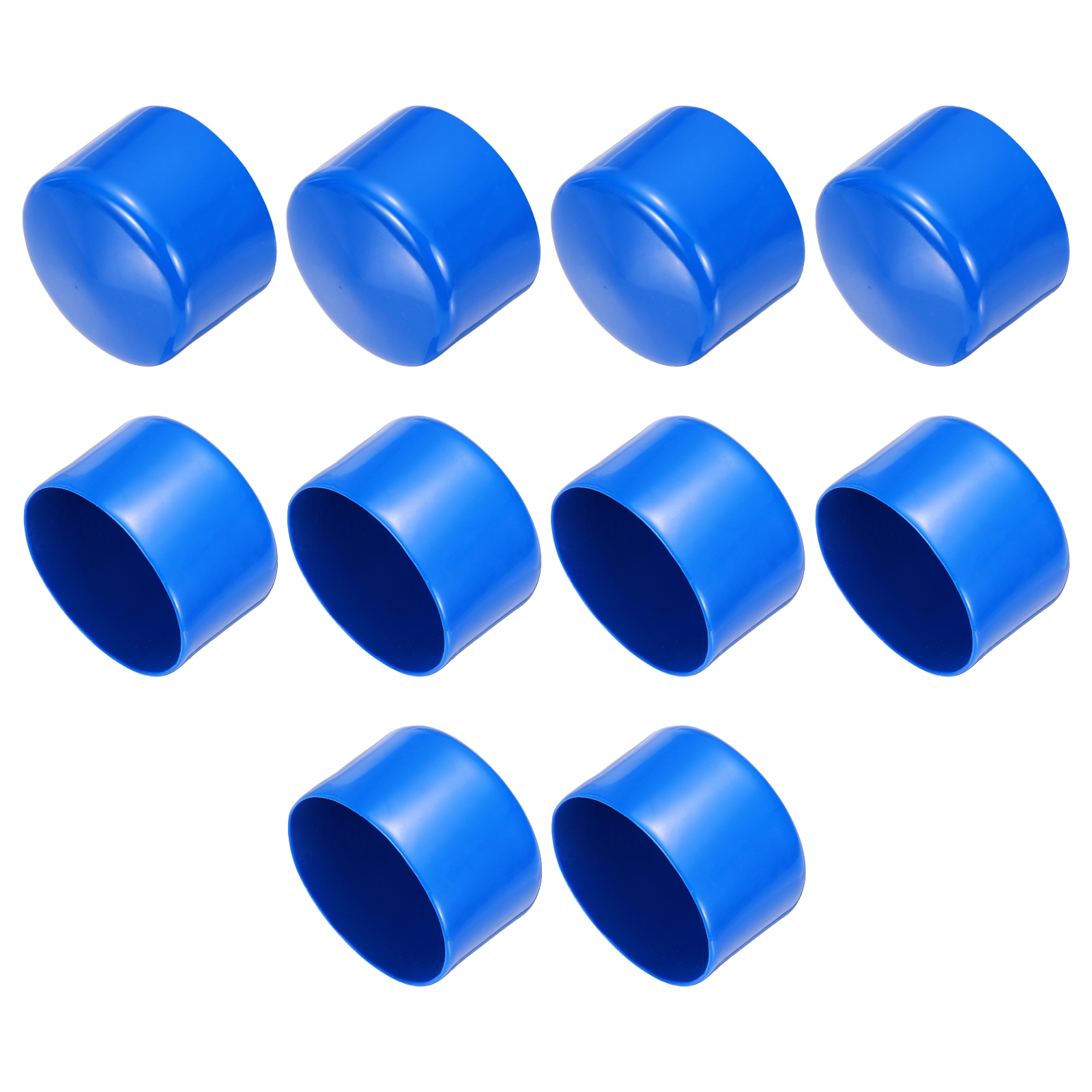 Uxcell 10pcs Rubber End Caps 65mm(2.6 Inch) ID Vinyl Round End Cap ...