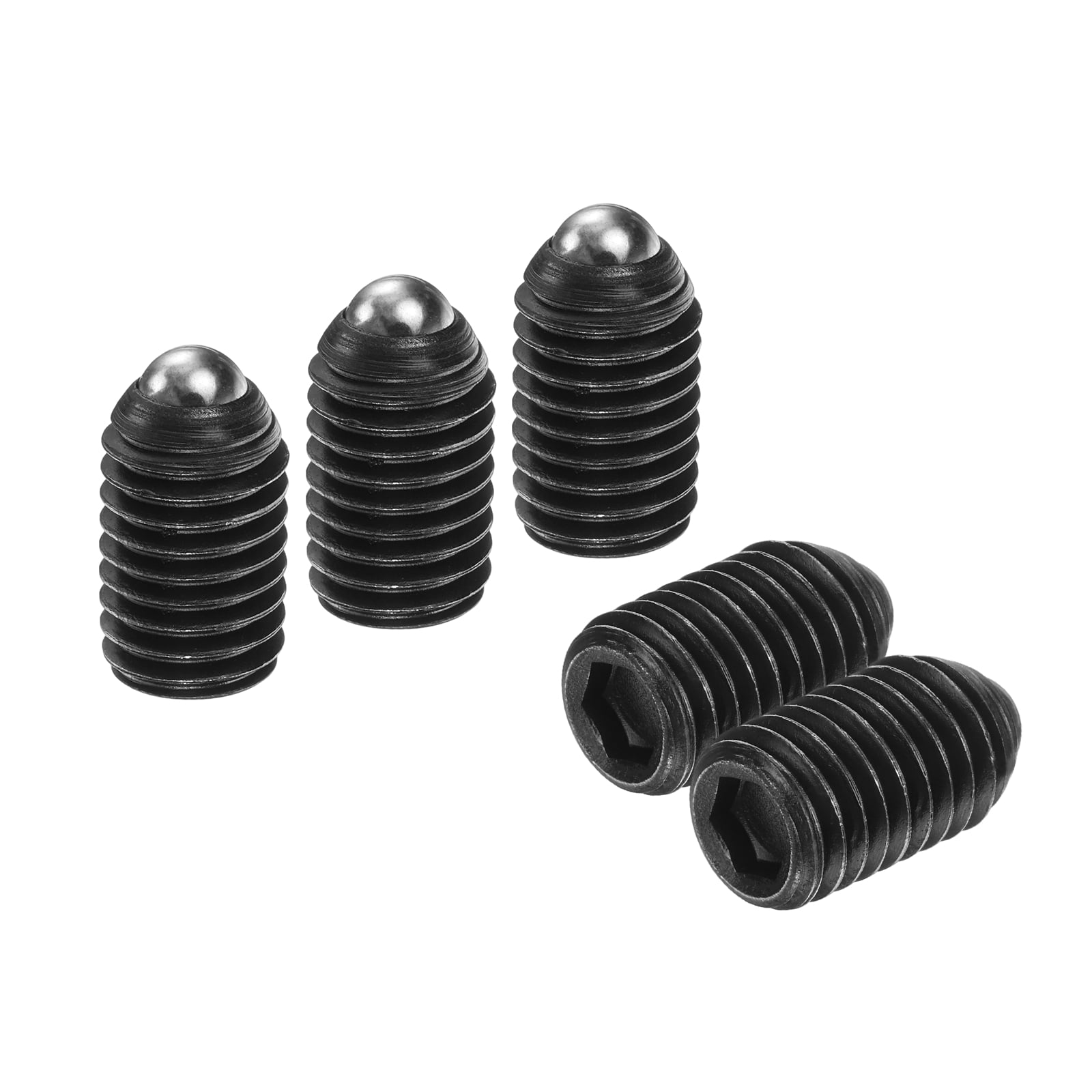 Uxcell 10pcs Screw Thread Ball Plunger M10 x 16mm High Carbon Steel Hex ...