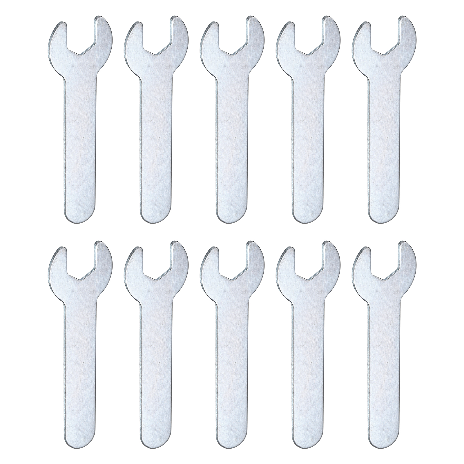 Uxcell 10pcs Small Wrench Open End Thin Wrench 10x70x1.5mm Metric U ...