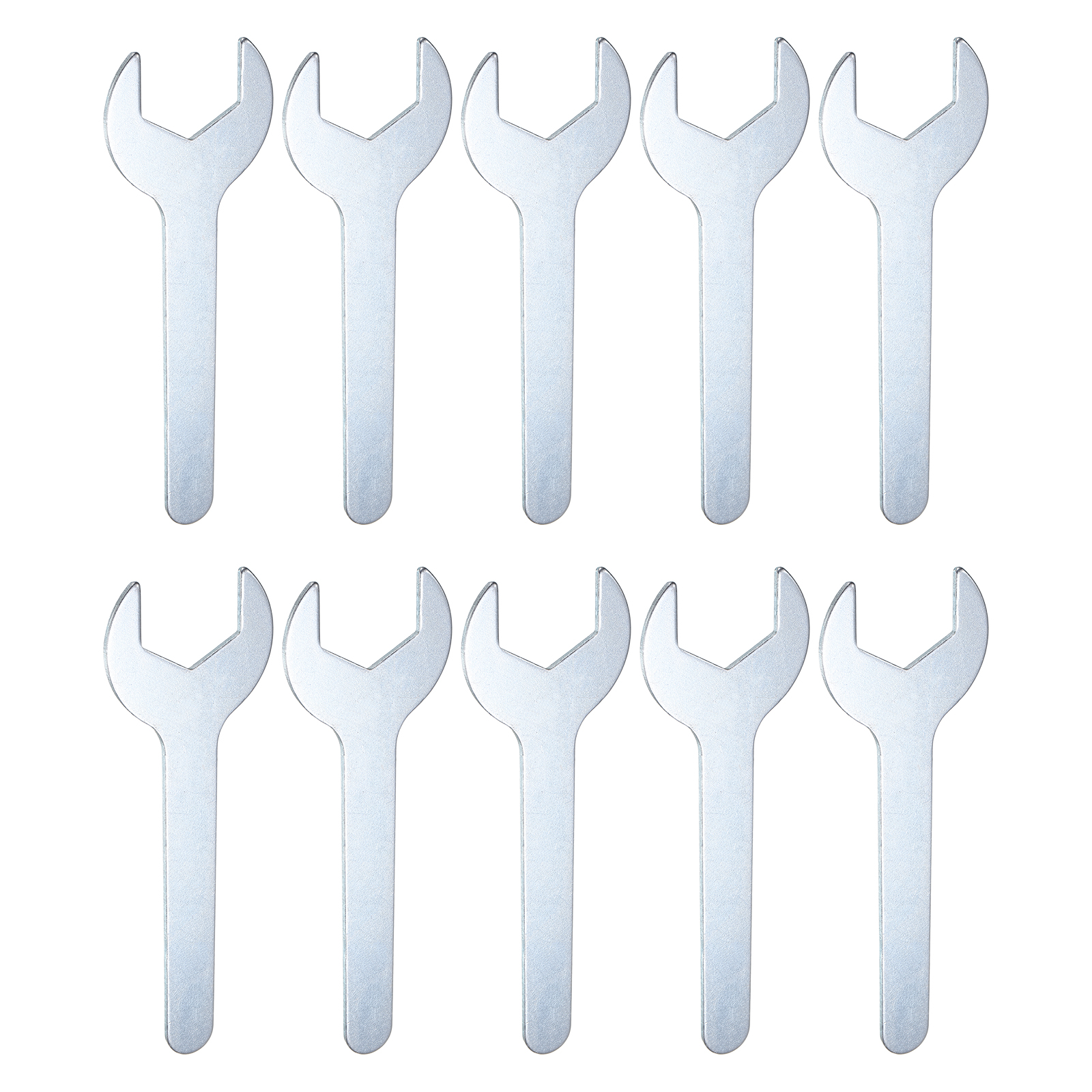 Uxcell 10pcs Small Wrench Open End Thin Wrench 24x115x2.8mm Metric U ...