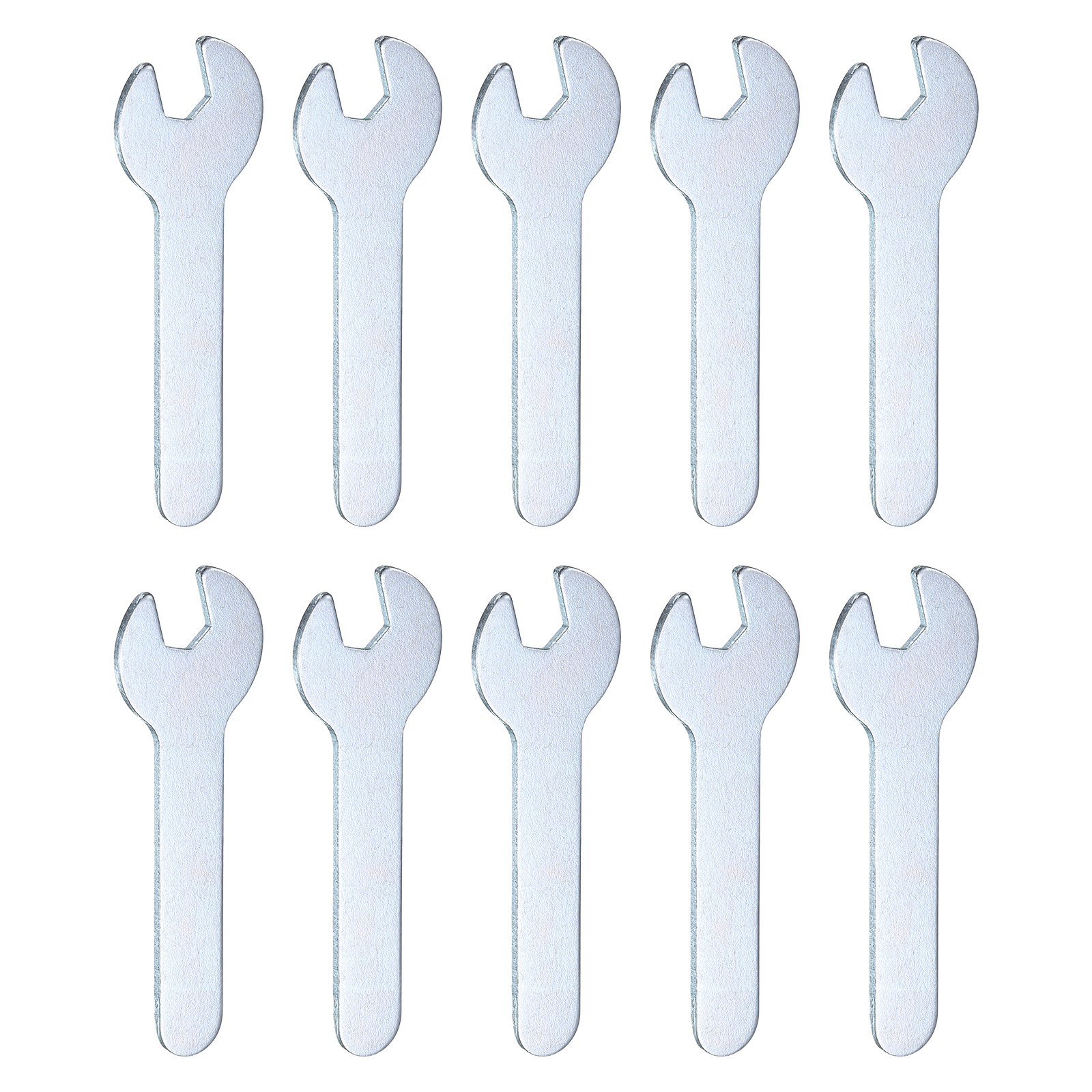Uxcell 10pcs Small Wrench Open End Thin Wrench 7x66x1.5mm Metric U ...
