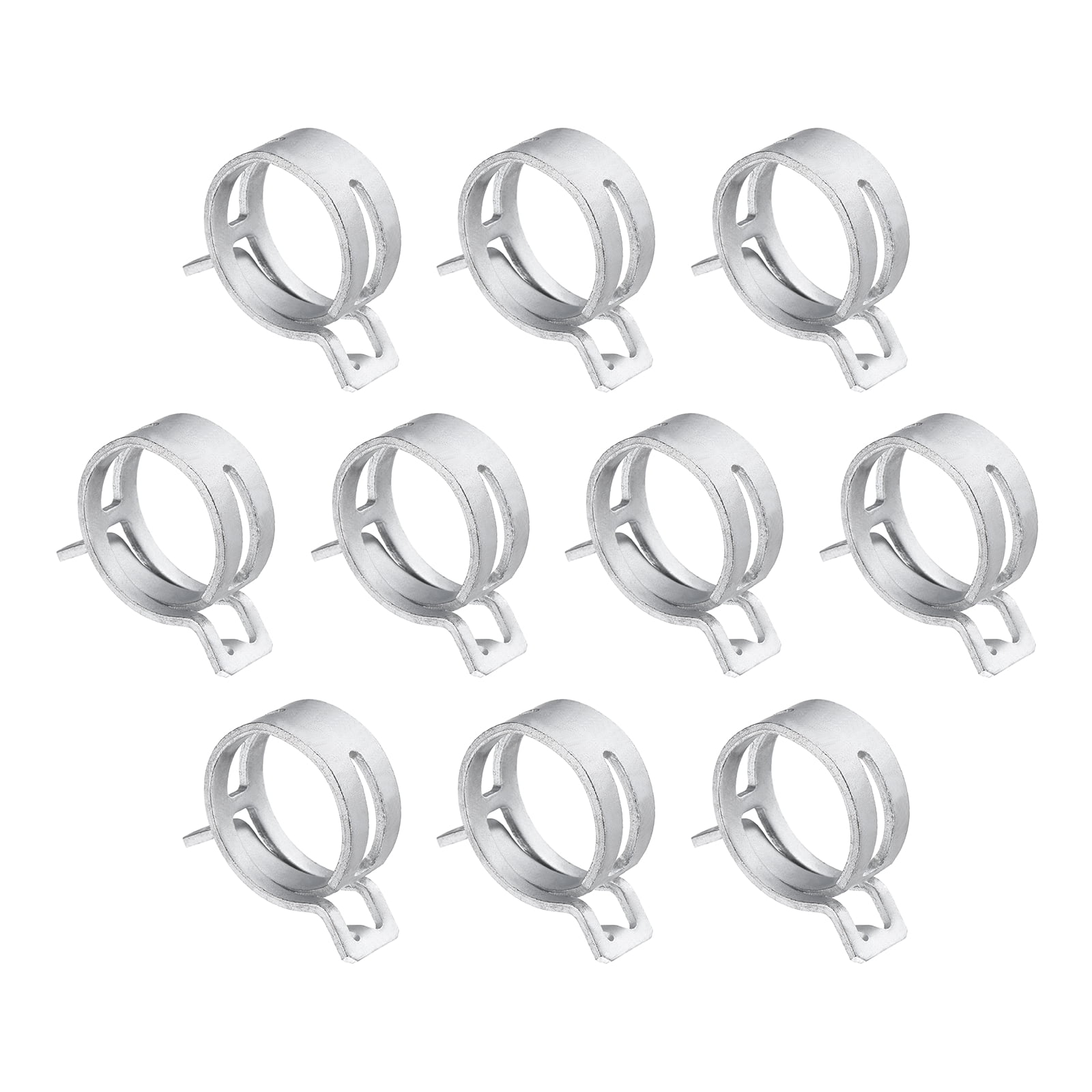 Uxcell 10pcs Spring Band Type Hose Clamps 23mm Fuel Line Hose Spring ...
