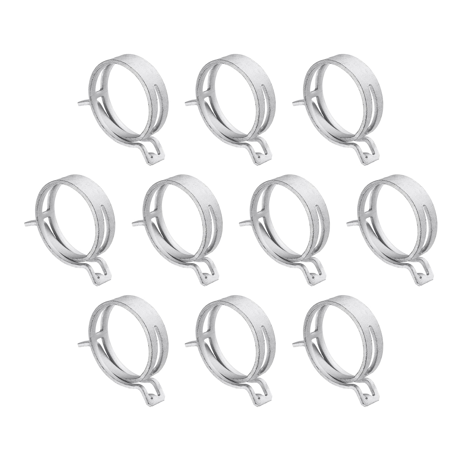 Uxcell 10pcs Spring Band Type Hose Clamps 35mm Fuel Line Hose Spring ...