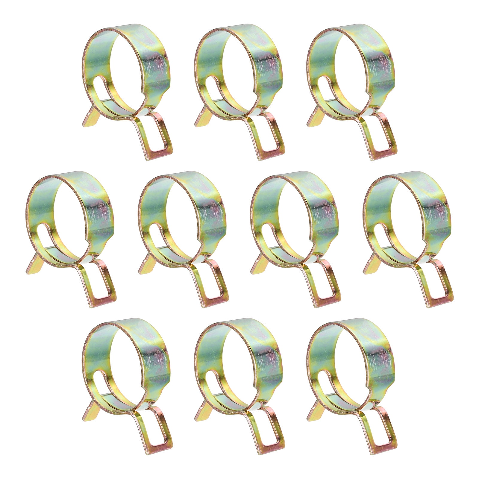 Uxcell 10pcs Spring Band Type Hose Clamps 36mm Fuel Line Hose Spring ...