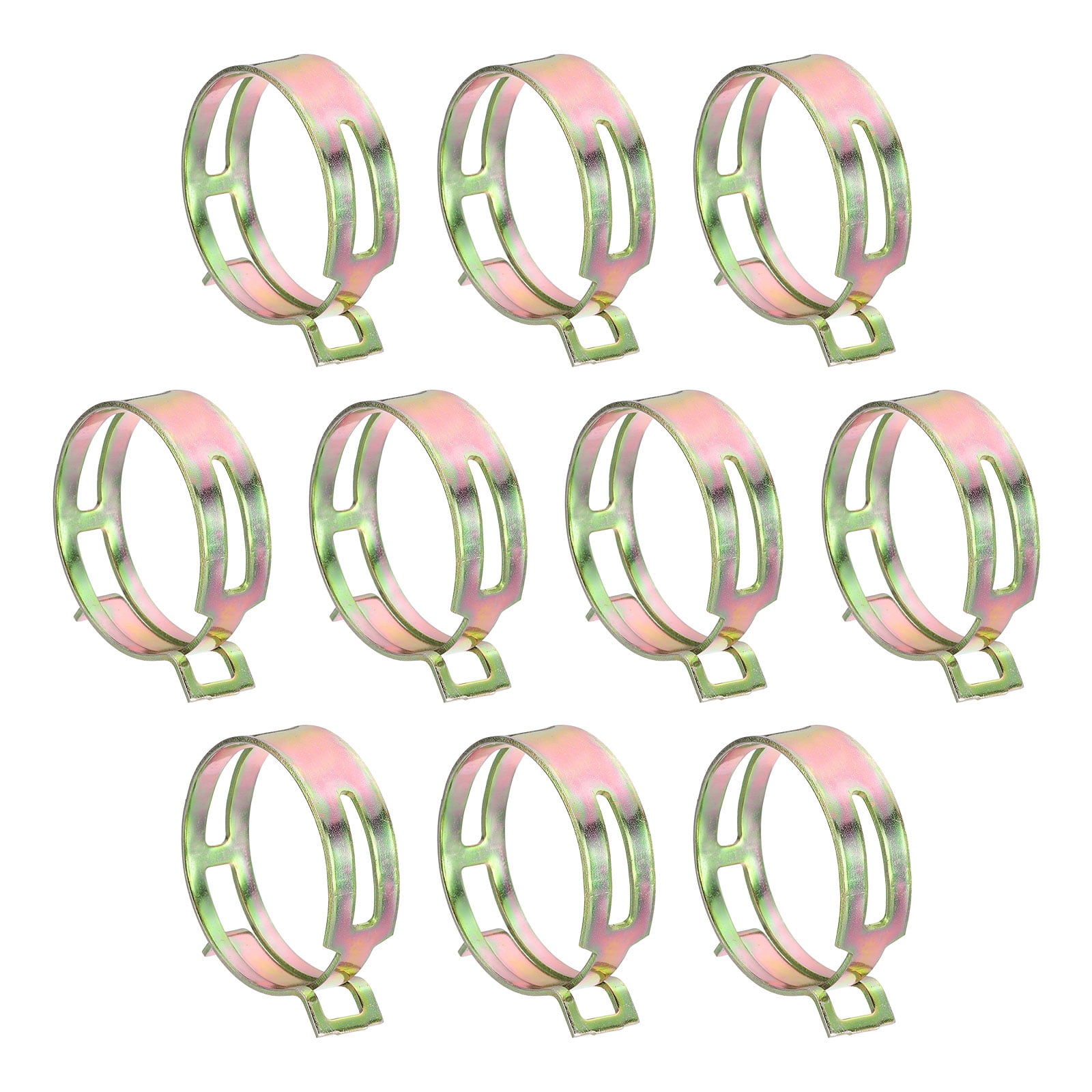 Uxcell 10pcs Spring Band Type Hose Clamps 46mm Fuel Line Hose Spring ...