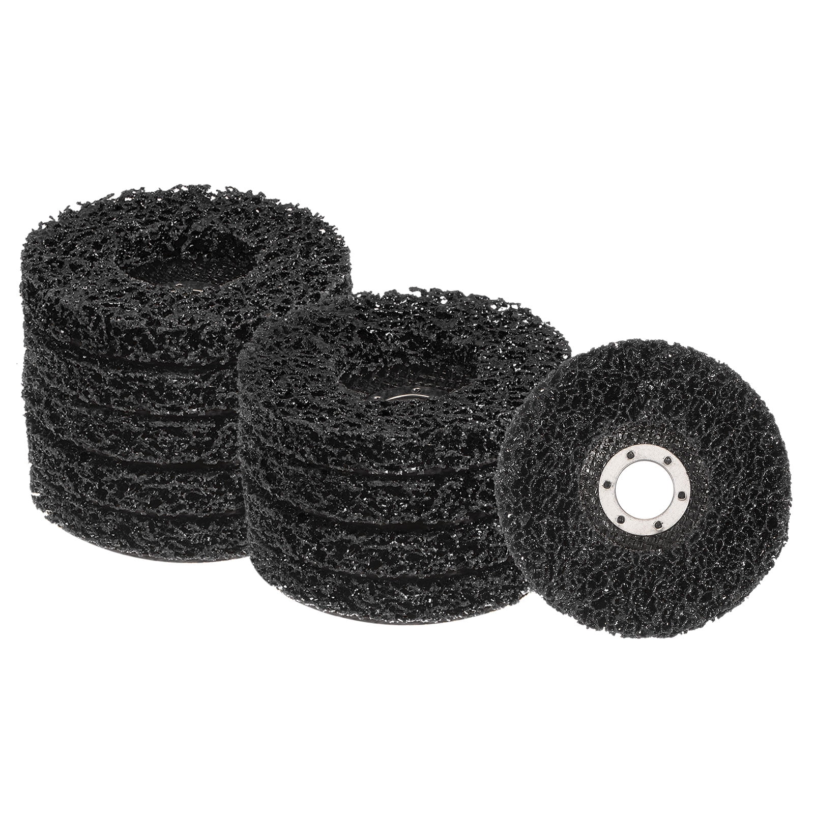Uxcell 10pcs Strip Discs Stripping Wheels 4-1/2"x7/8" Rust Remover ...