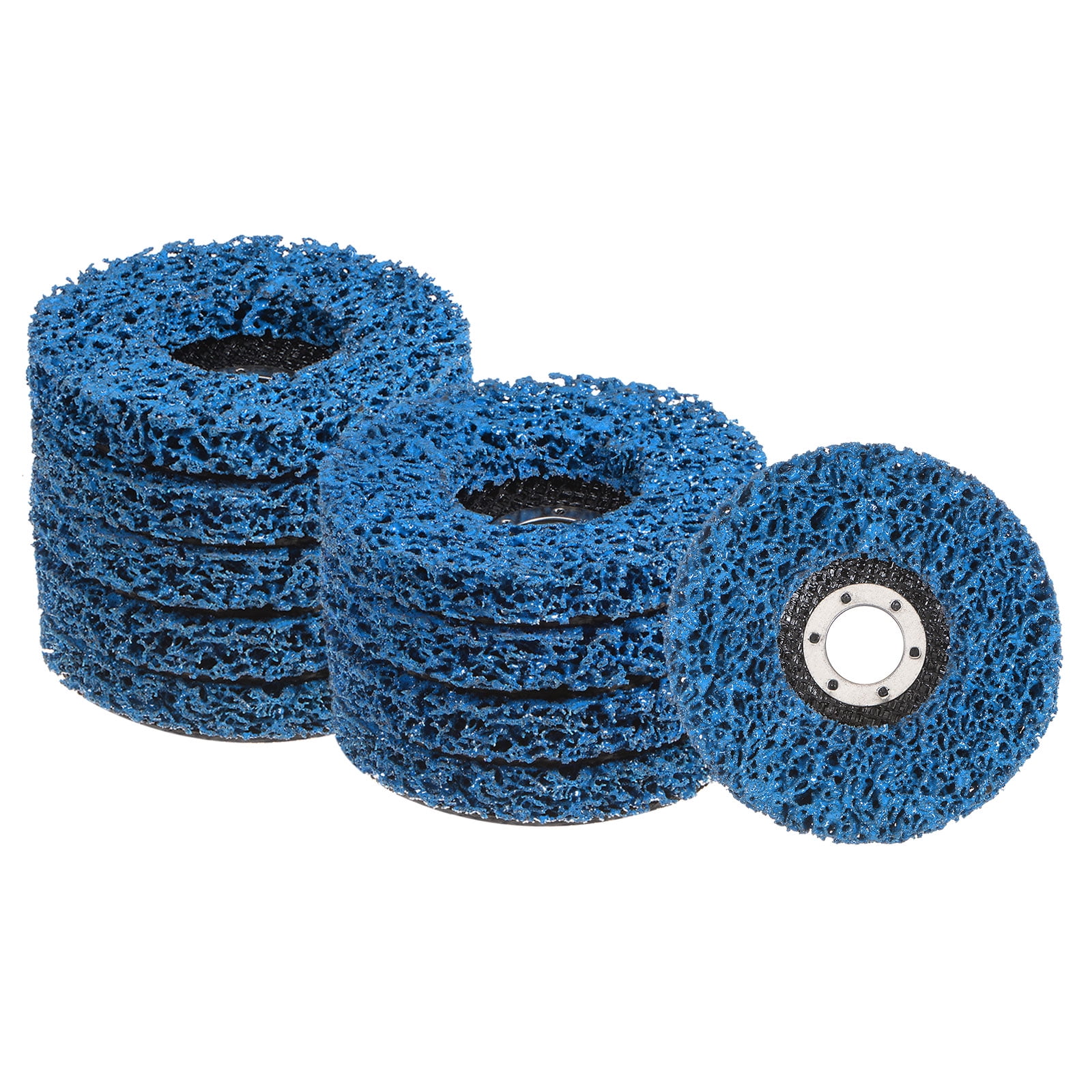 Uxcell 10pcs Strip Discs Stripping Wheels 4-1/2"x7/8" Rust Remover ...
