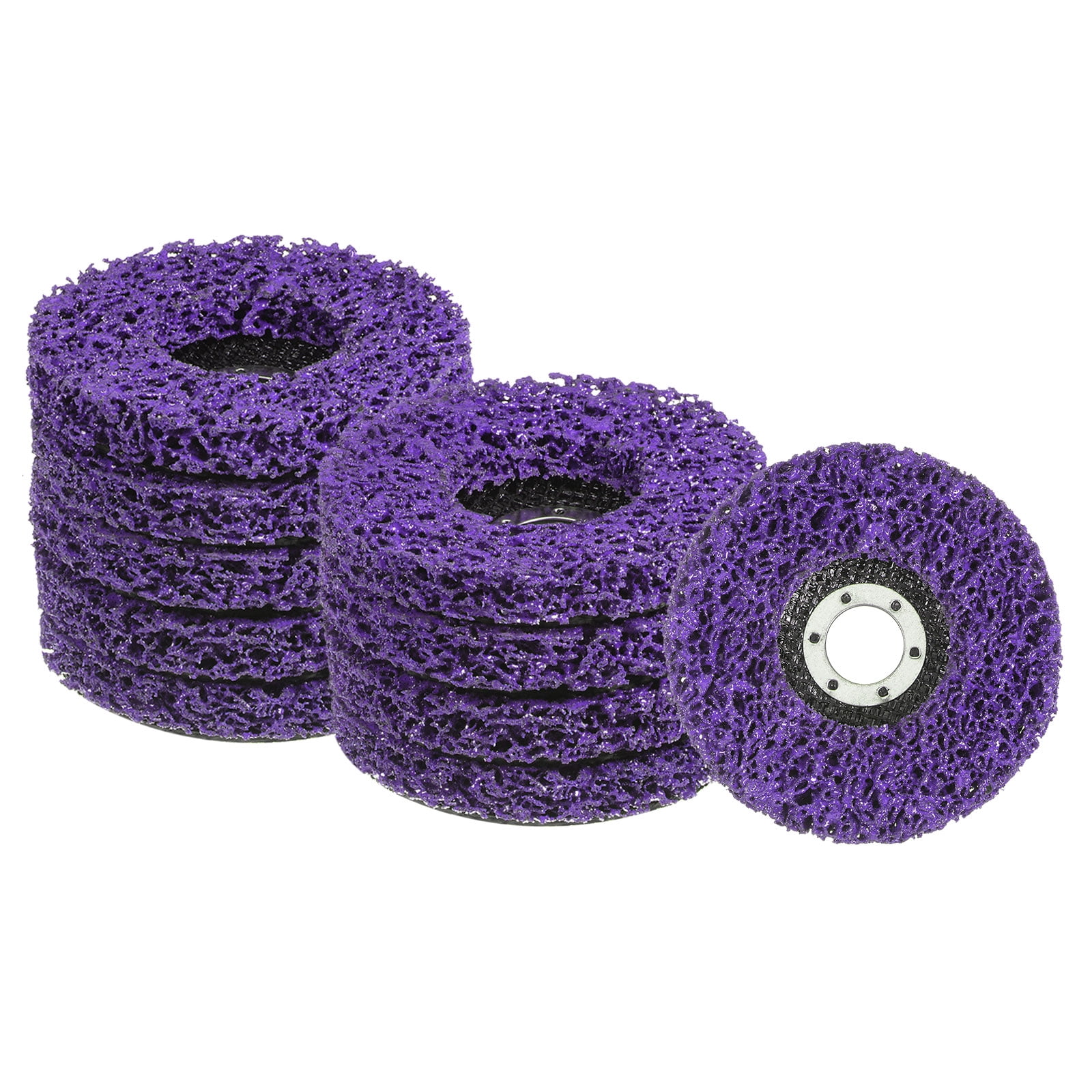 Uxcell 10pcs Strip Discs Stripping Wheels 4-1/2"x7/8" Rust Remover ...