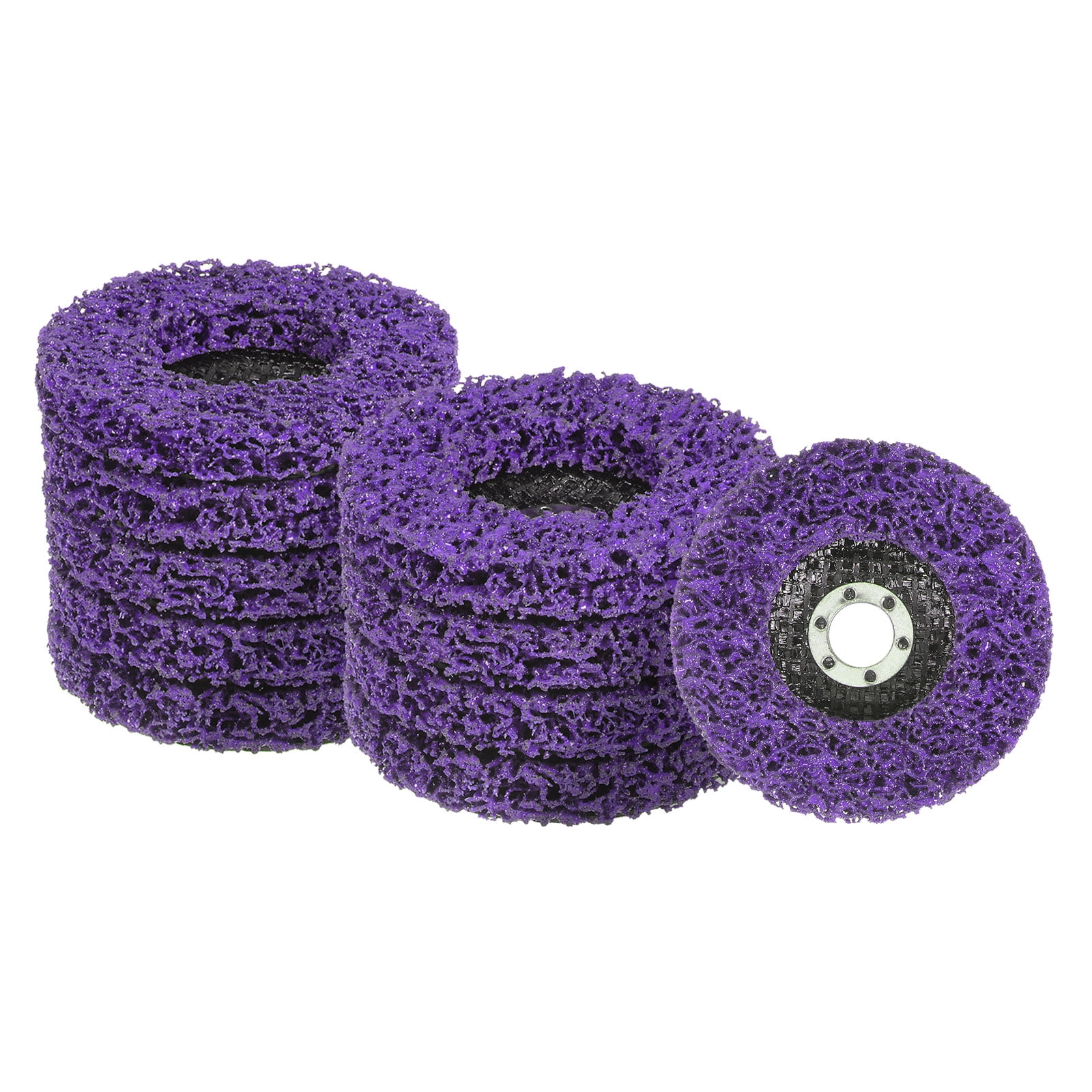 Uxcell 10pcs Strip Discs Stripping Wheels 4"x5/8" Rust Remover Abrasive ...