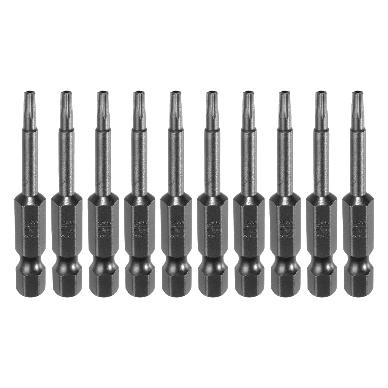 Uxcell 10pcs TS10 Magnetic Security Star 5 Point Torx Screwdriver Bit 1 ...