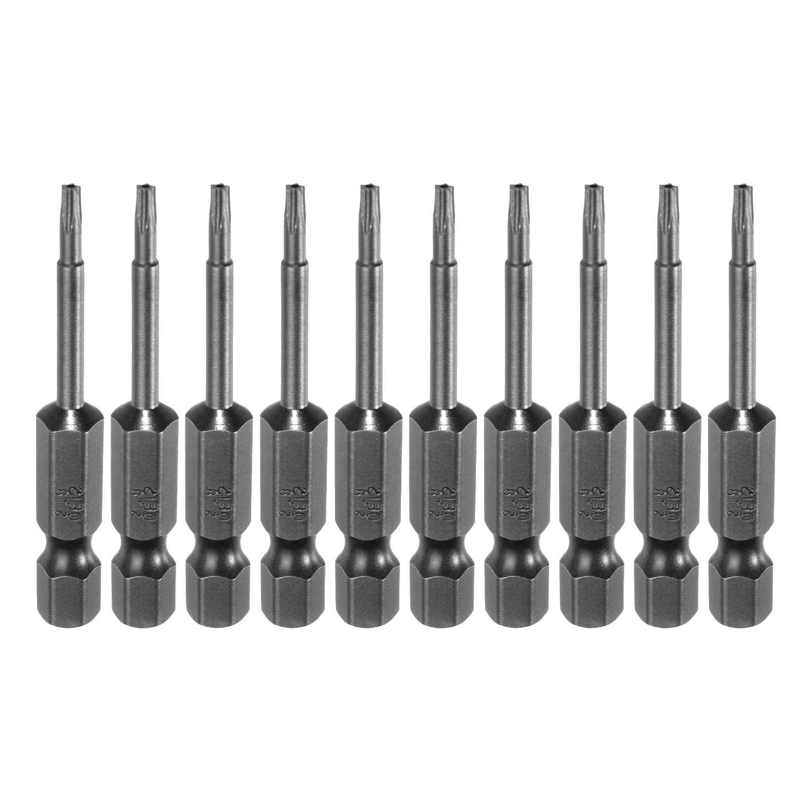 Uxcell 10pcs TS8 Magnetic Security Star 5 Point Torx Screwdriver Bit 1/ ...