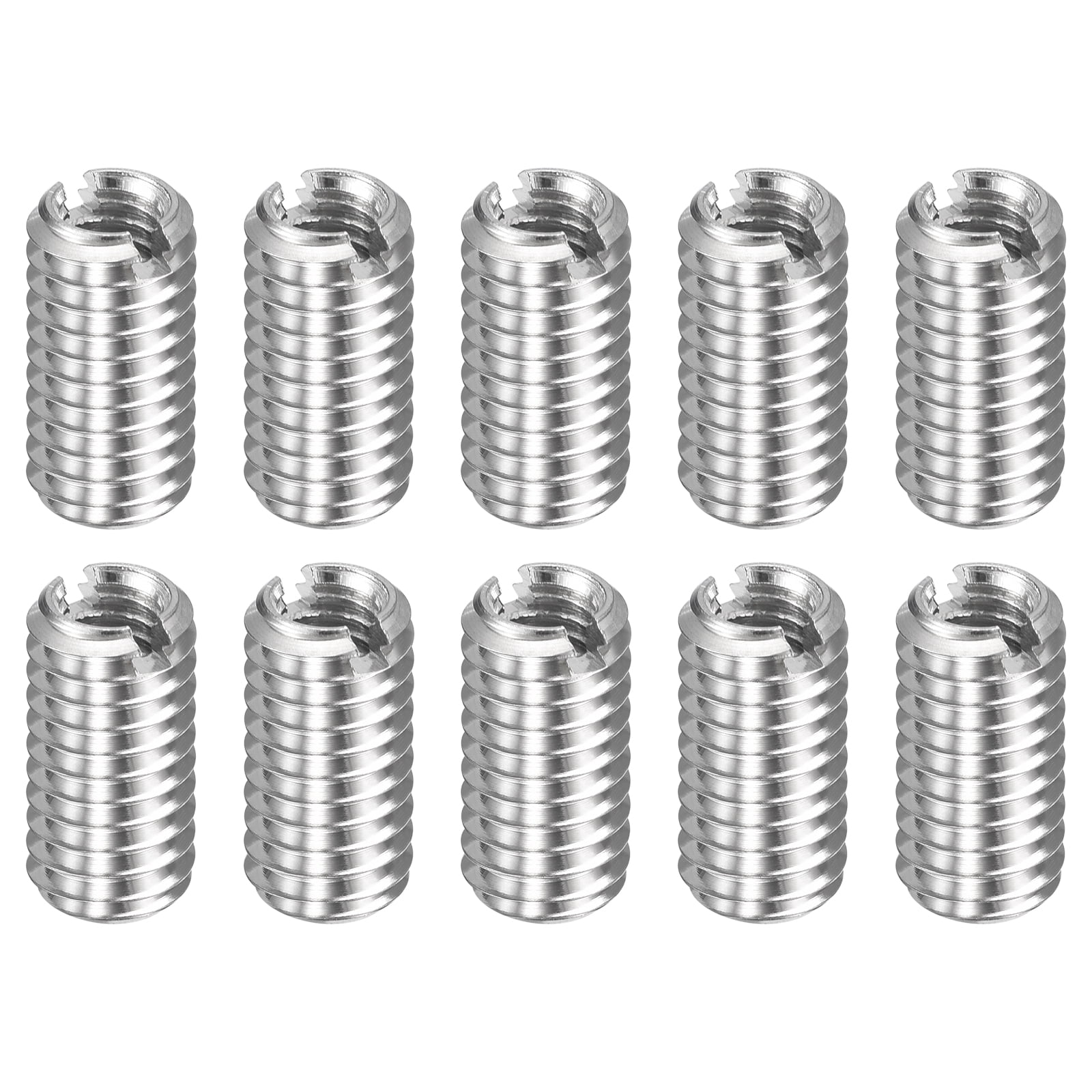 Uxcell 10pcs Thread Repair Inserts M6 x 1 Male to M4 x 0.7 Female ...