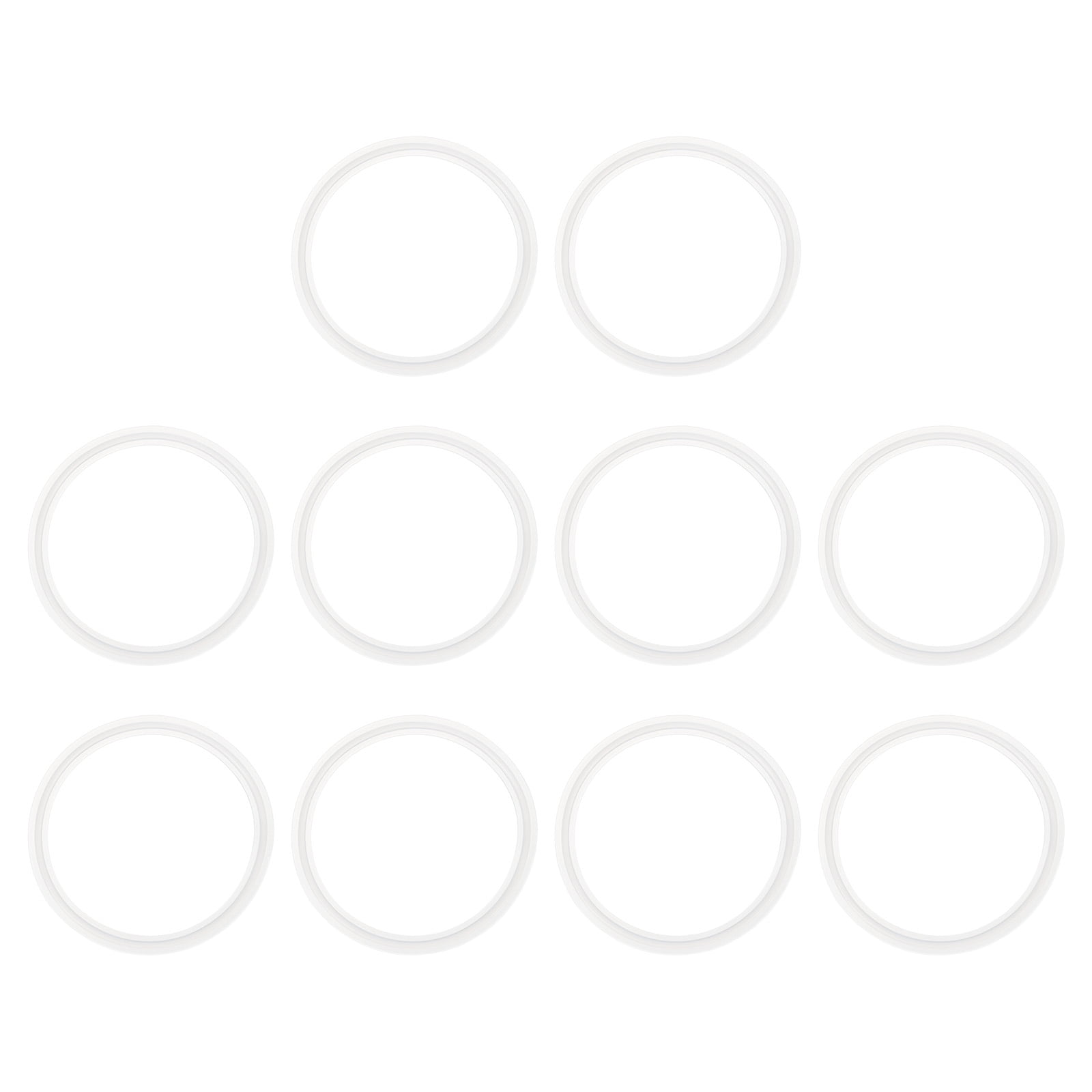 Uxcell 10pcs Tri Clamps Gasket, 106mm OD 85mm ID Sanitary TC Tri Clamps ...