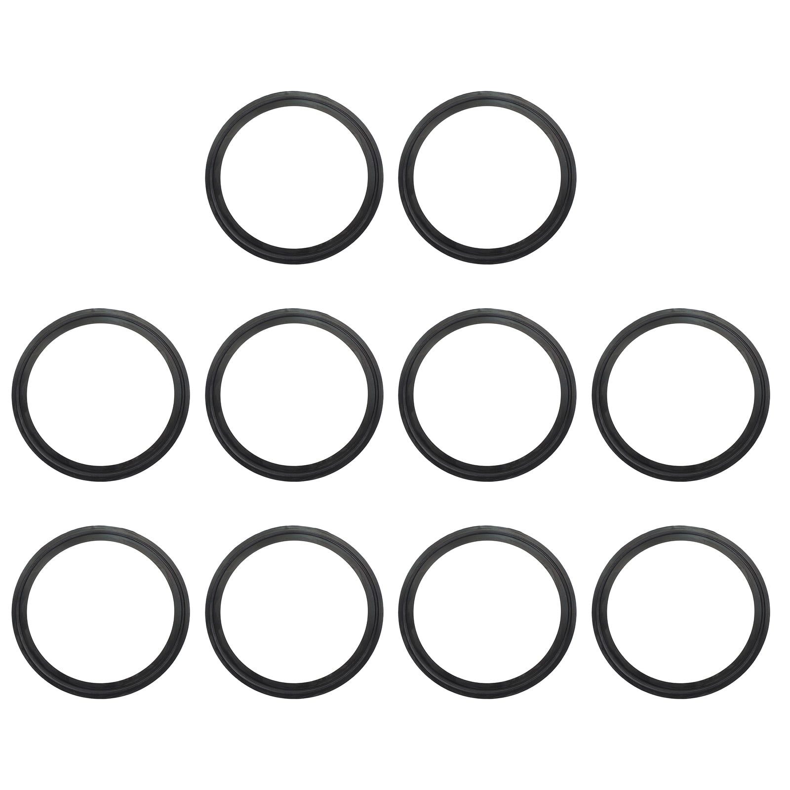 Uxcell 10pcs Tri Clamps Gasket, 119mm OD 97.7mm ID Sanitary TC Tri ...