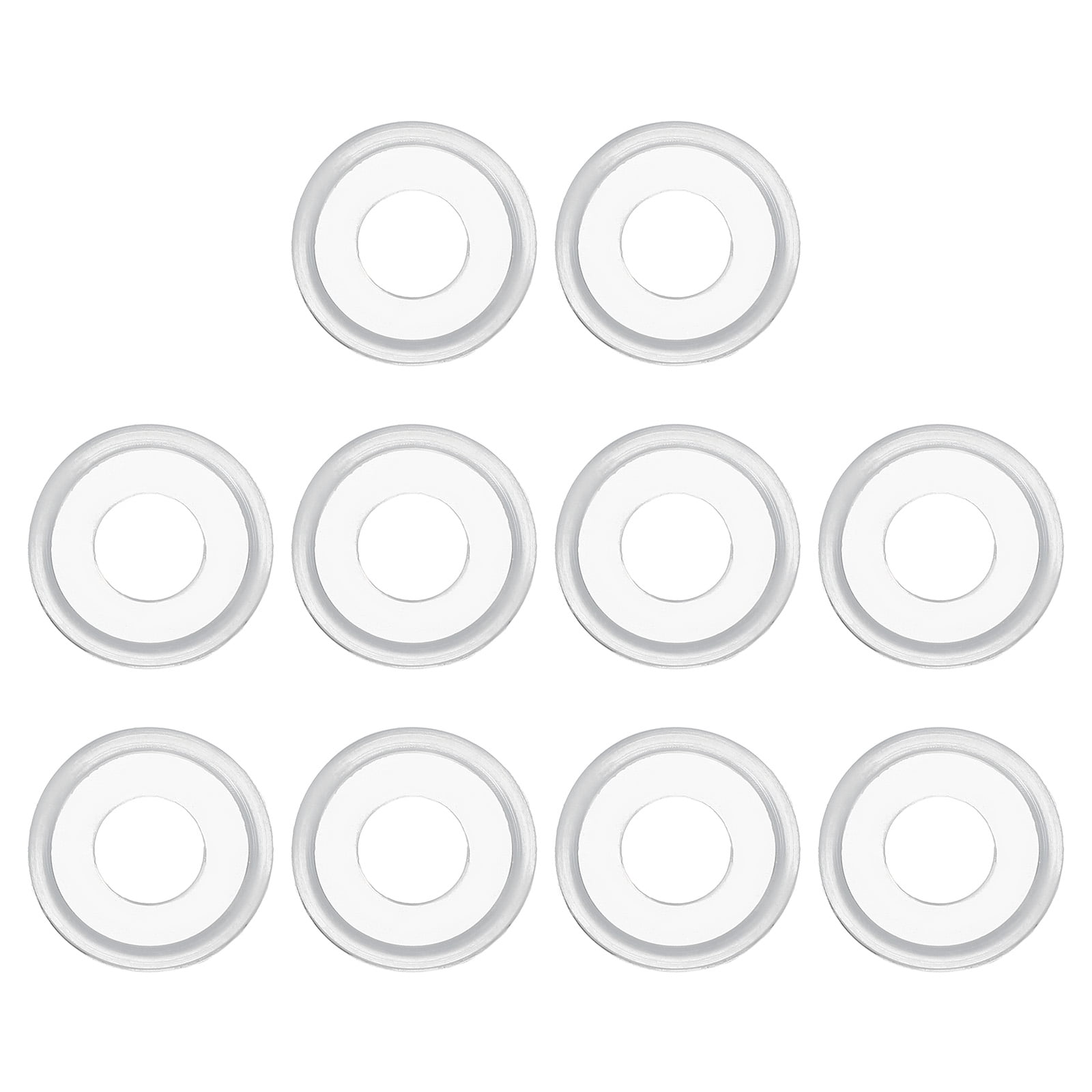 Uxcell 10pcs Tri Clamps Gasket, 22mm OD 9.5mm ID Sanitary TC Tri Clamps ...
