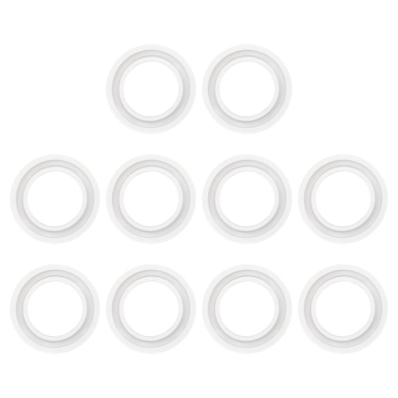Uxcell 10pcs Tri Clamps Gasket, 40mm OD 25mm ID Sanitary TC Tri Clamps ...