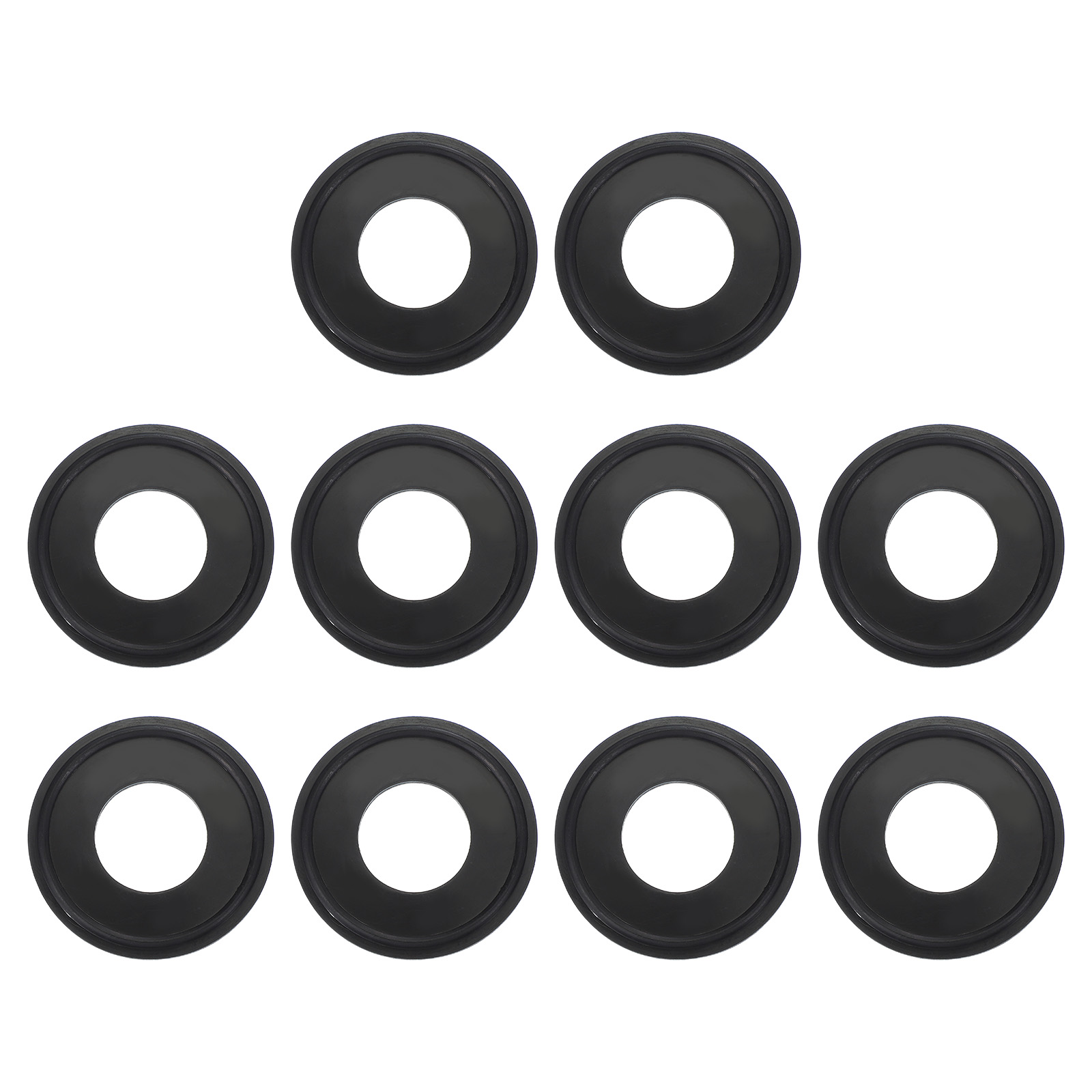 Uxcell 10pcs Tri Clamps Gasket, 50.5mm OD 23mm ID Sanitary TC Tri ...
