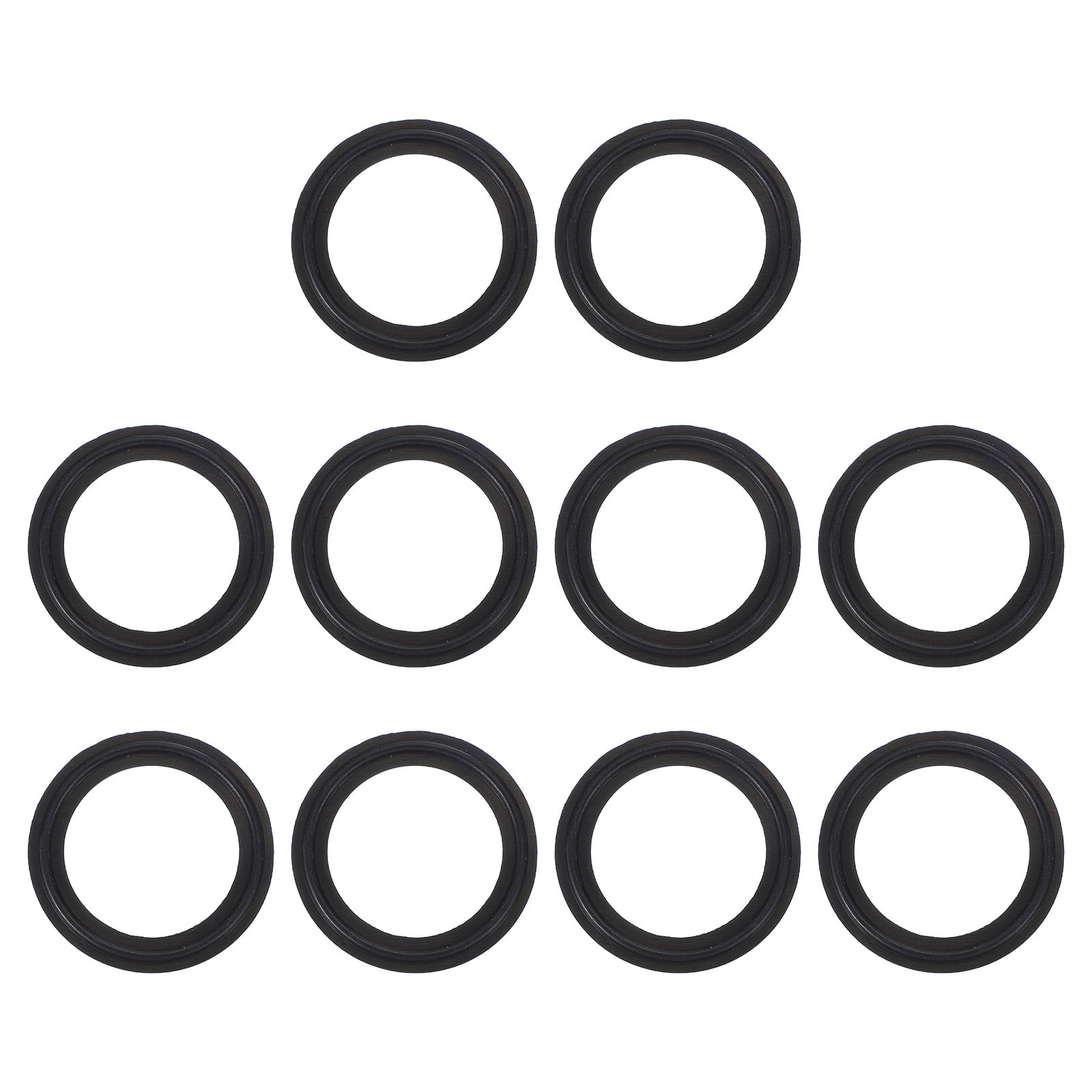 Uxcell 10pcs Tri Clamps Gasket, 50.5mm OD 35.6mm ID Sanitary TC Tri ...