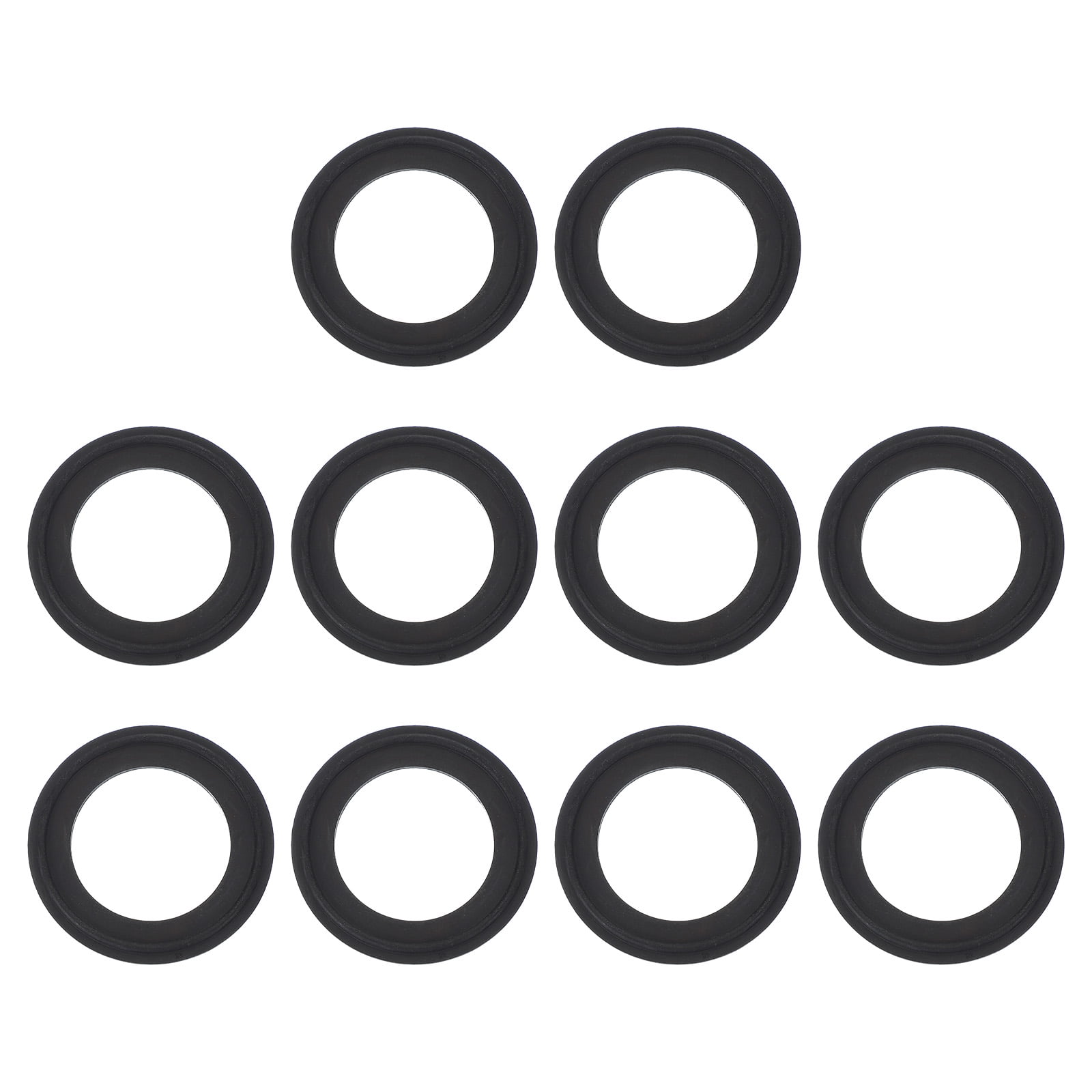 Uxcell 10pcs Tri Clamps Gasket, 64mm OD 42mm ID Sanitary TC Tri Clamps ...