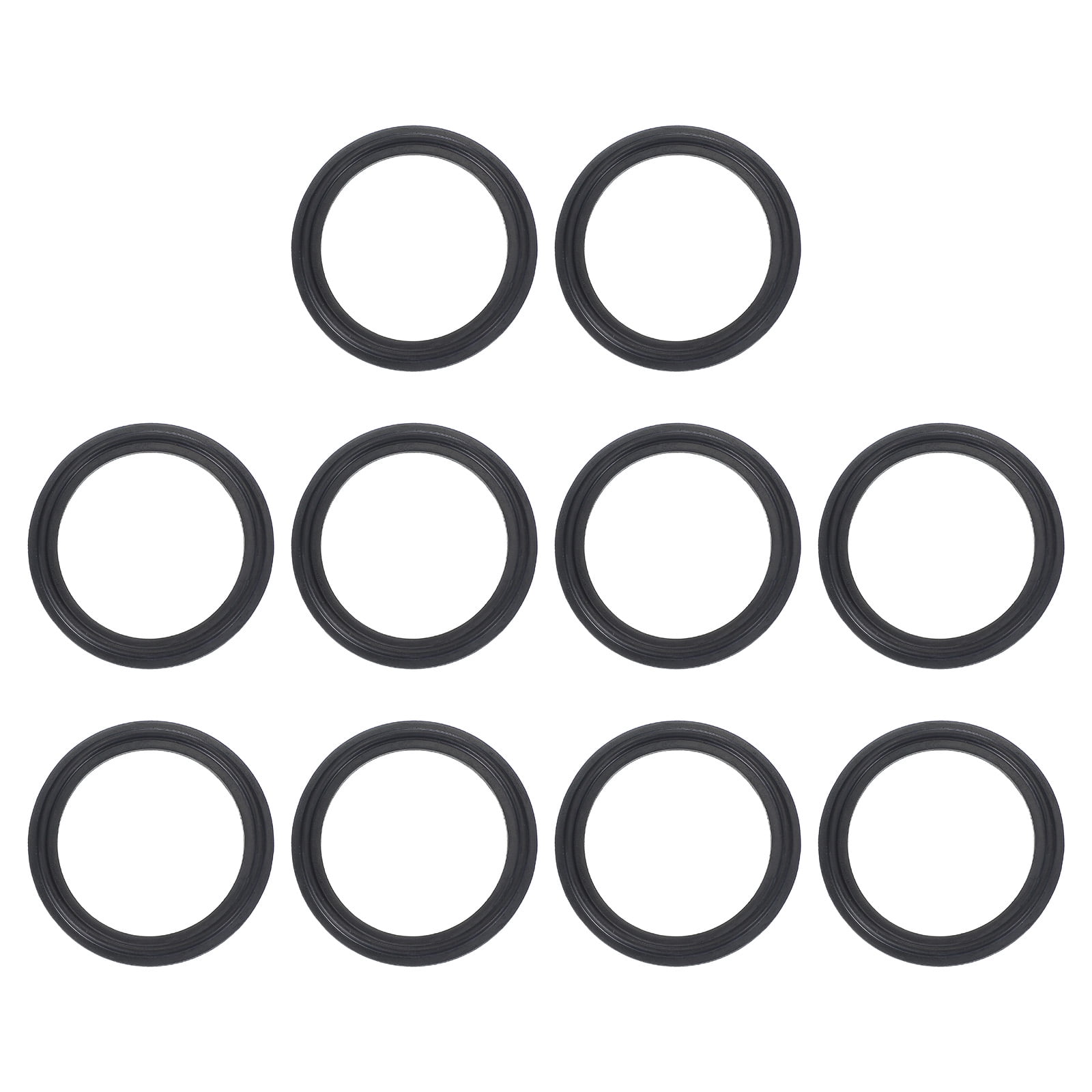 Uxcell 10pcs Tri Clamps Gasket, 64mm OD 48mm ID Sanitary TC Tri Clamps ...