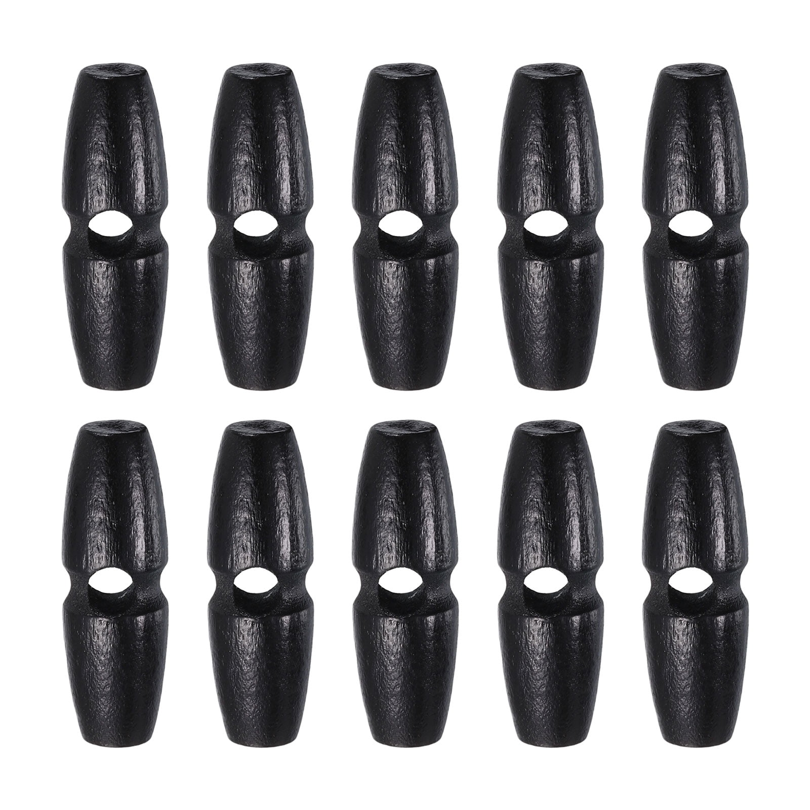 Uxcell 10pcs Wooden Toggle Buttons 35mm / 1.4
