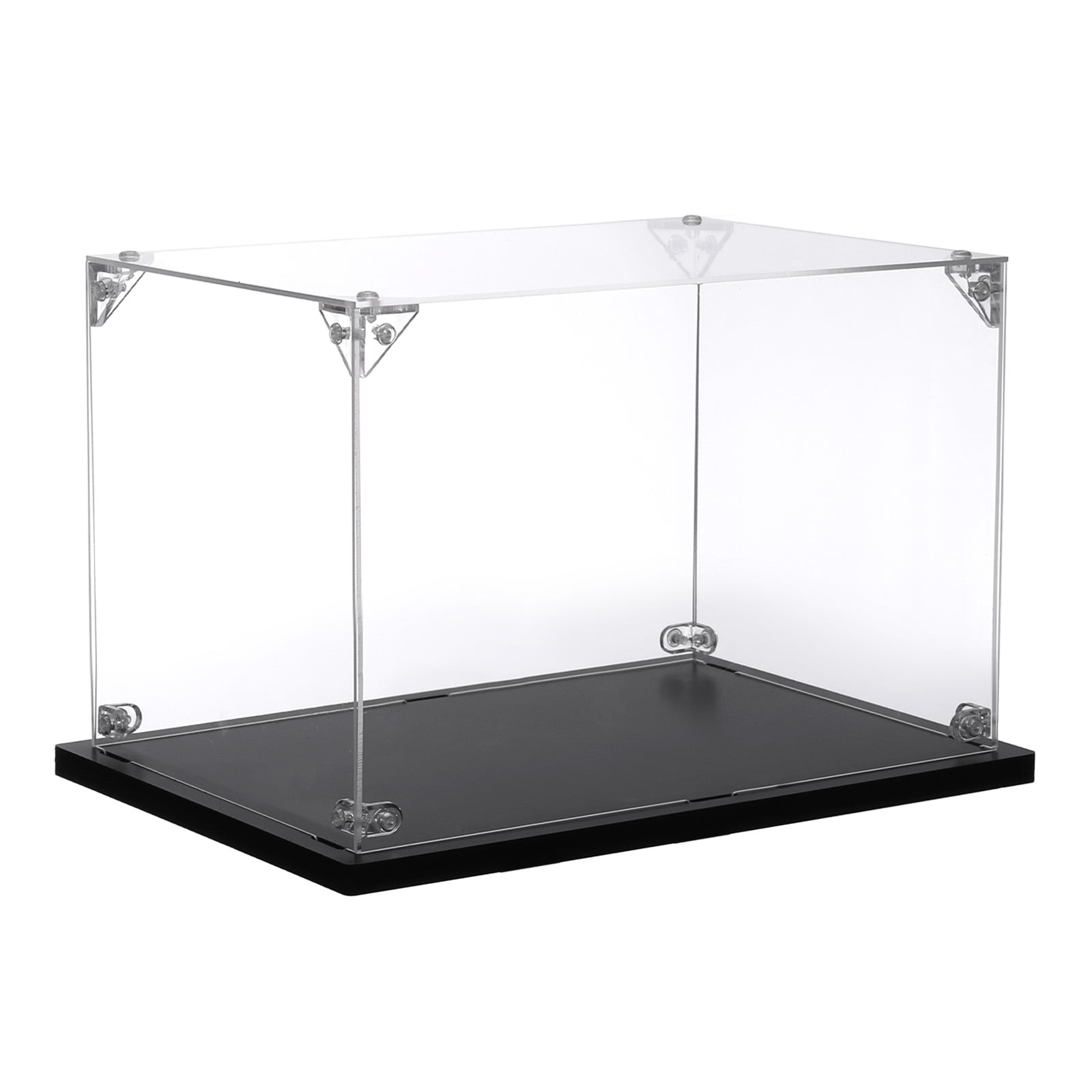 Uxcell 10x6x6 Inches Acrylic Display Case Assemble Cube Dustproof ...