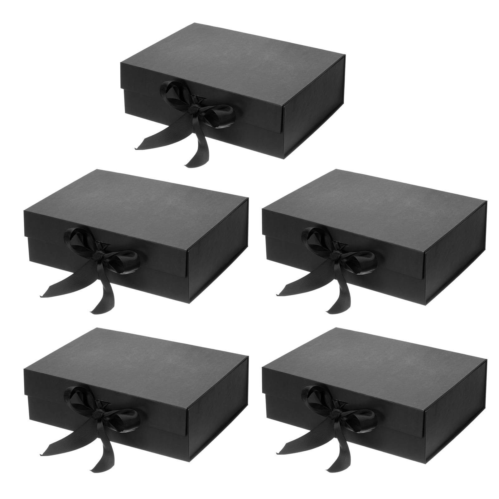 Uxcell 10x8x3 Inch Magnetic Gift Box Collapsible Paper Party Favor ...