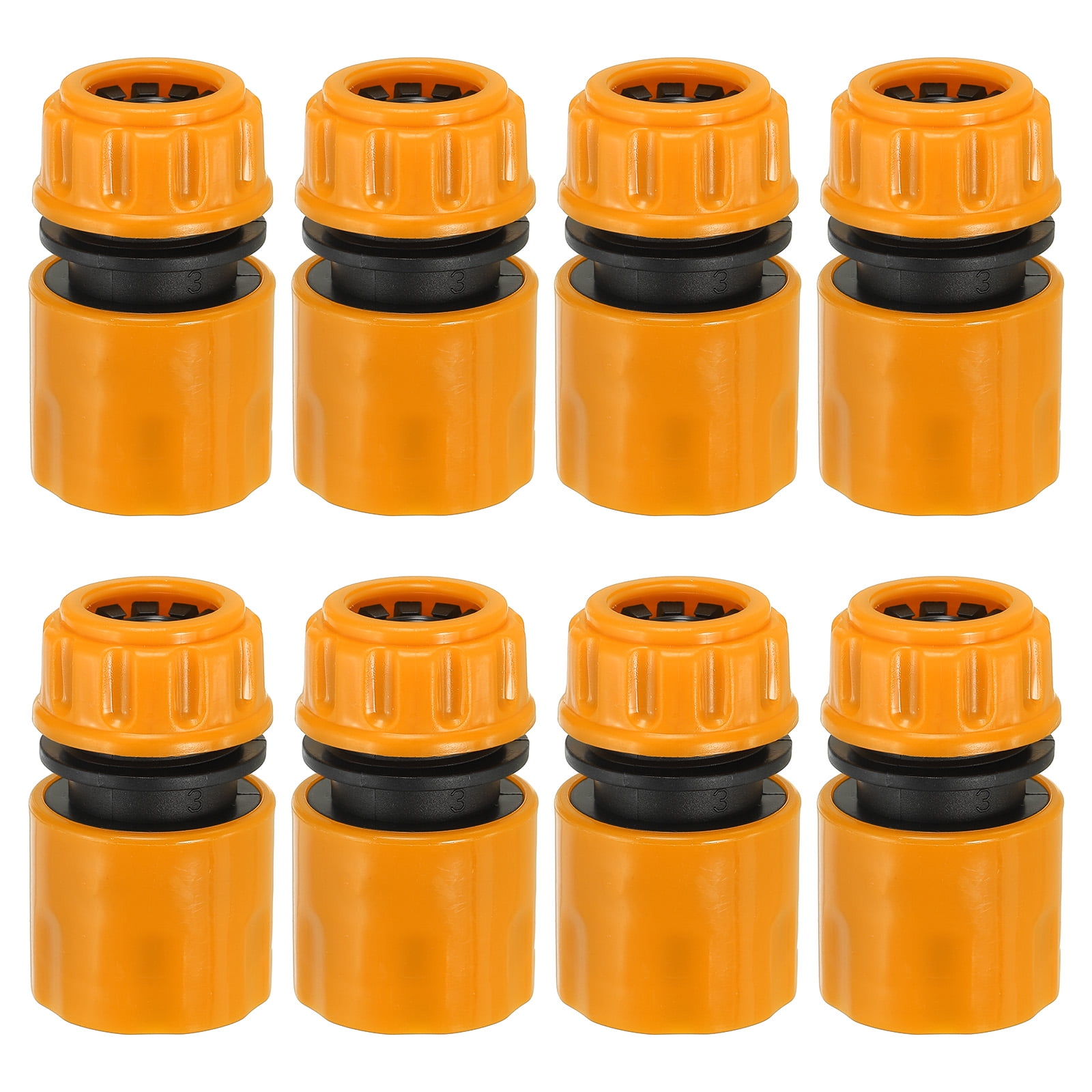 Uxcell 11/16" Hose Repair Connector Extender, 8Pcs Plastic Garden Hose ...