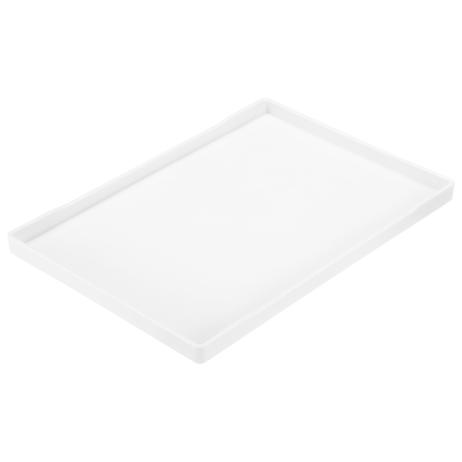 Uxcell 11.3" x 15.6" Small White Mini Tray Plastic Rectangular Wooden ...