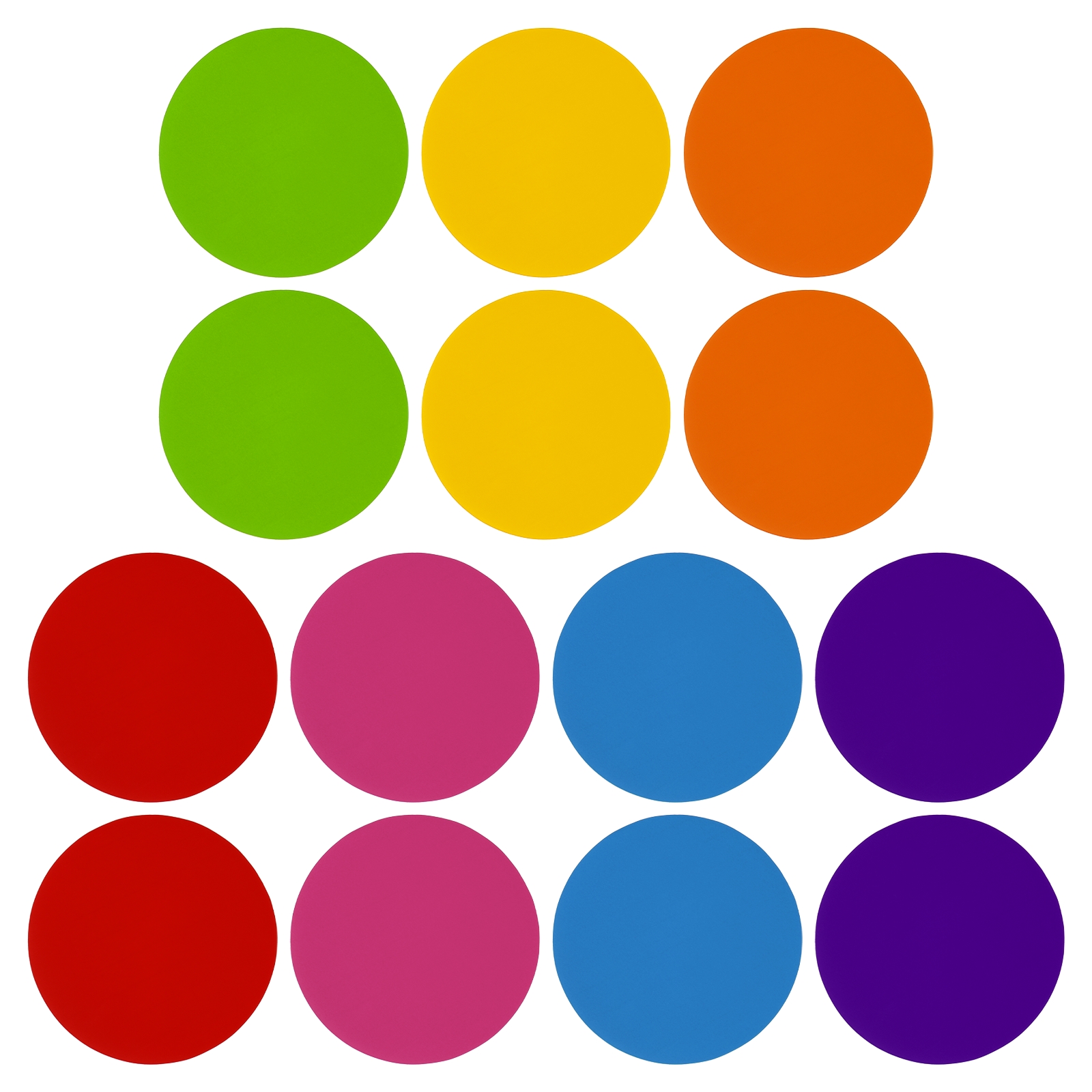 Uxcell 11.4" Round Floor Sticker Classroom Spot Marker Adhesive ...