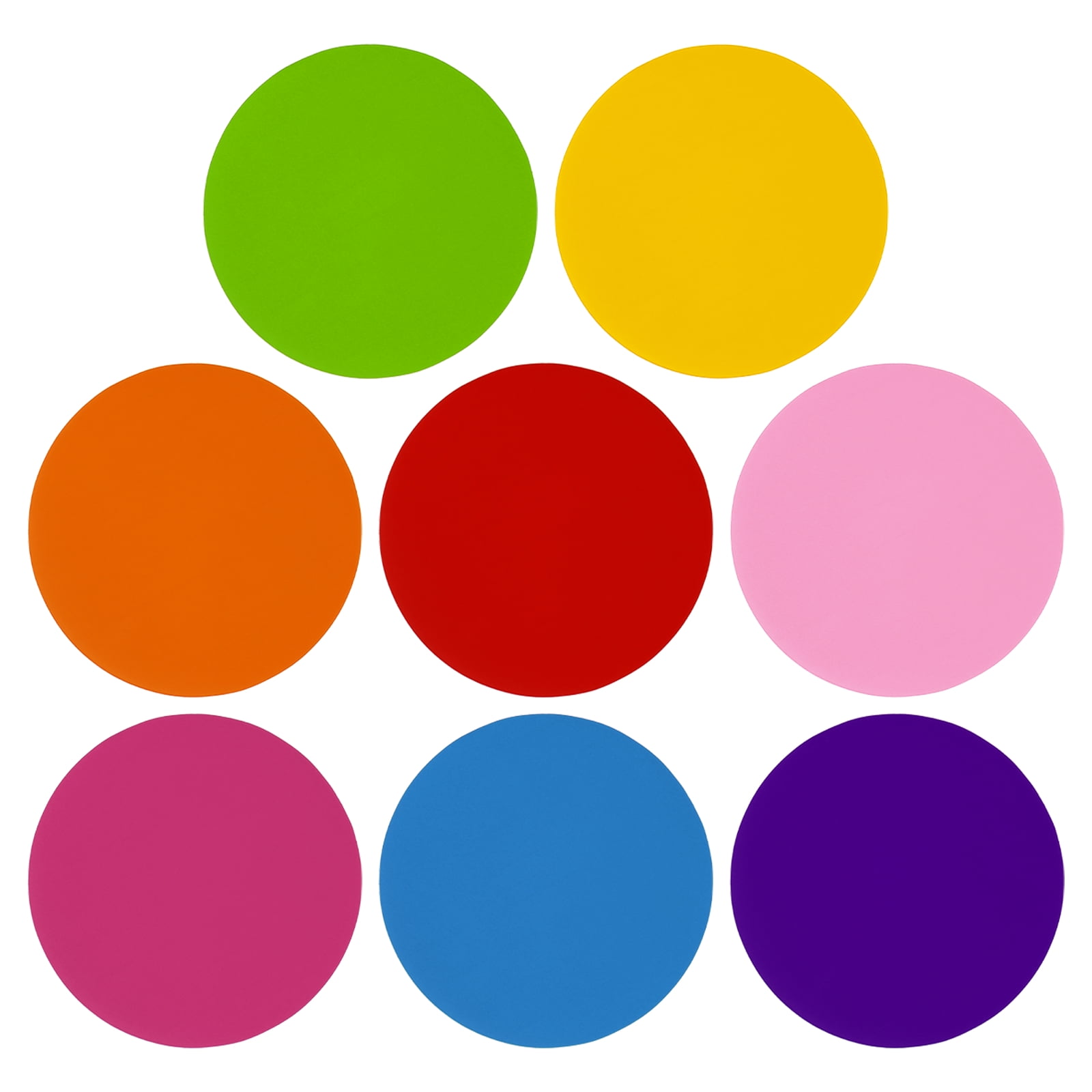 Uxcell 11.4" Round Floor Sticker Classroom Spot Marker Adhesive ...