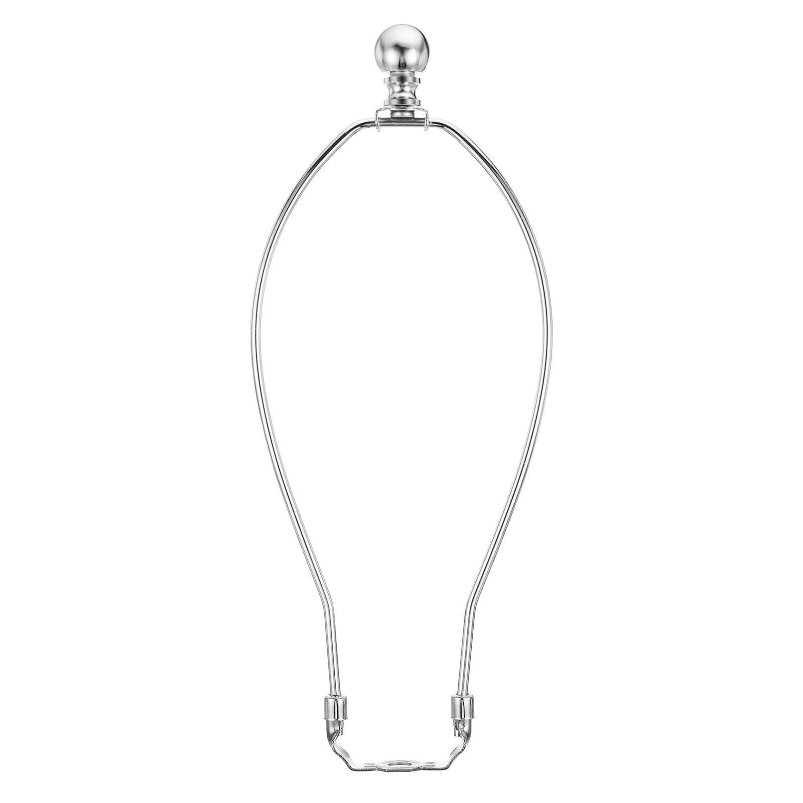 Uxcell 11.5 Inch Lamp Harp Kit with Finial Lamp Shade Holder Chrome, 1 ...