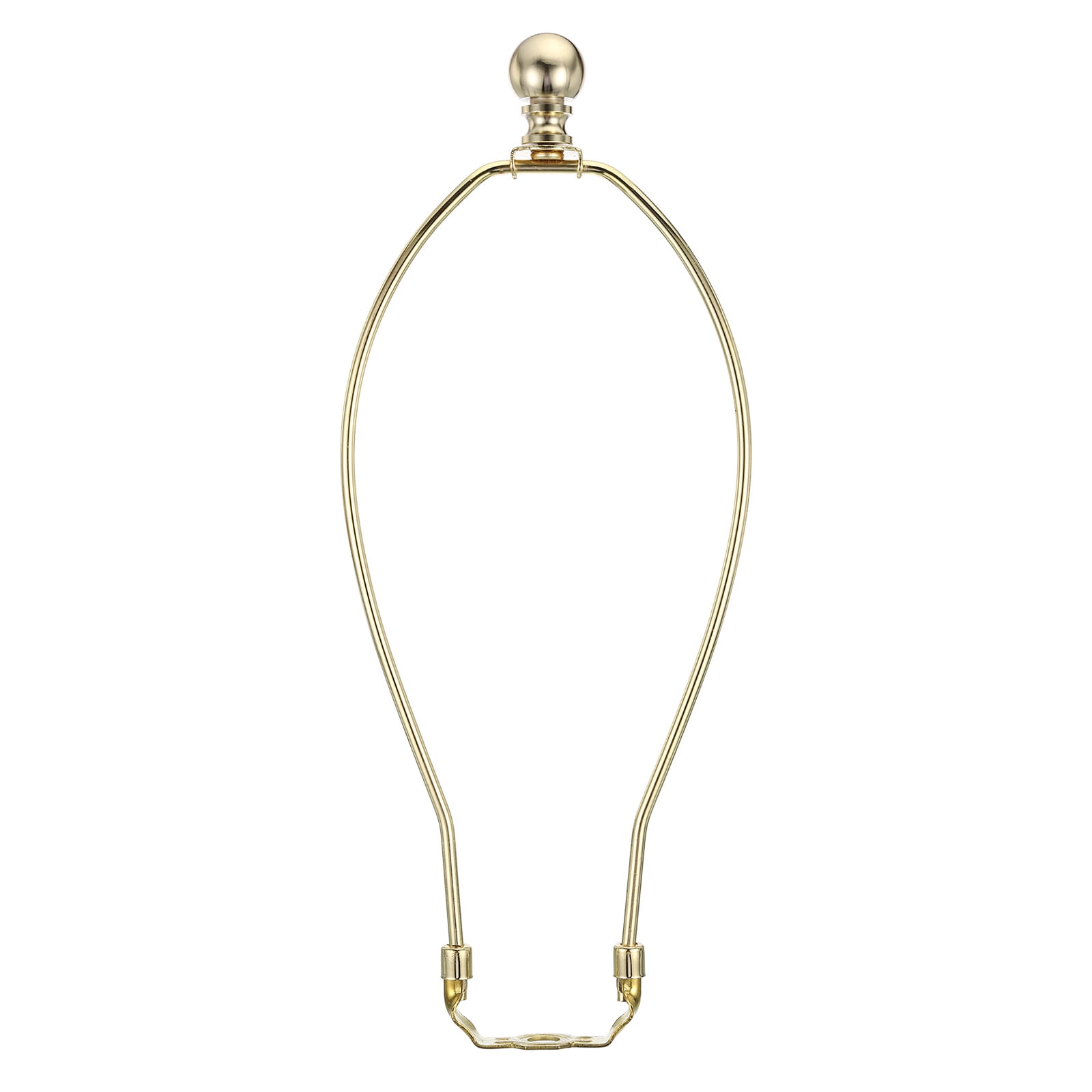 Uxcell 11.5 inch Lamp Harp Kit with Finial Lamp Shade Holder Gold Tone ...