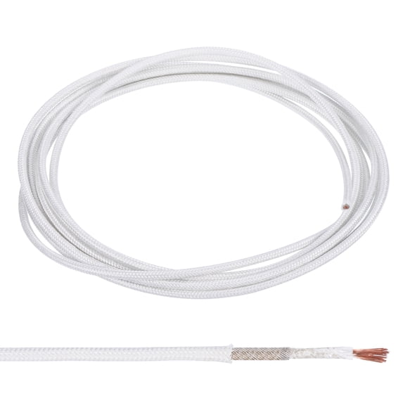 Uxcell 11.5Ft 14 AWG High Temperature Wire, Mica Glass Fiber High ...