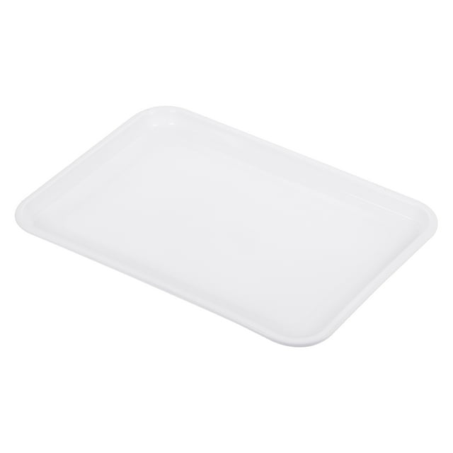 Uxcell 11.6x8.4" Fast Food Tray, Plastic Serving Tray Reusable Multi ...